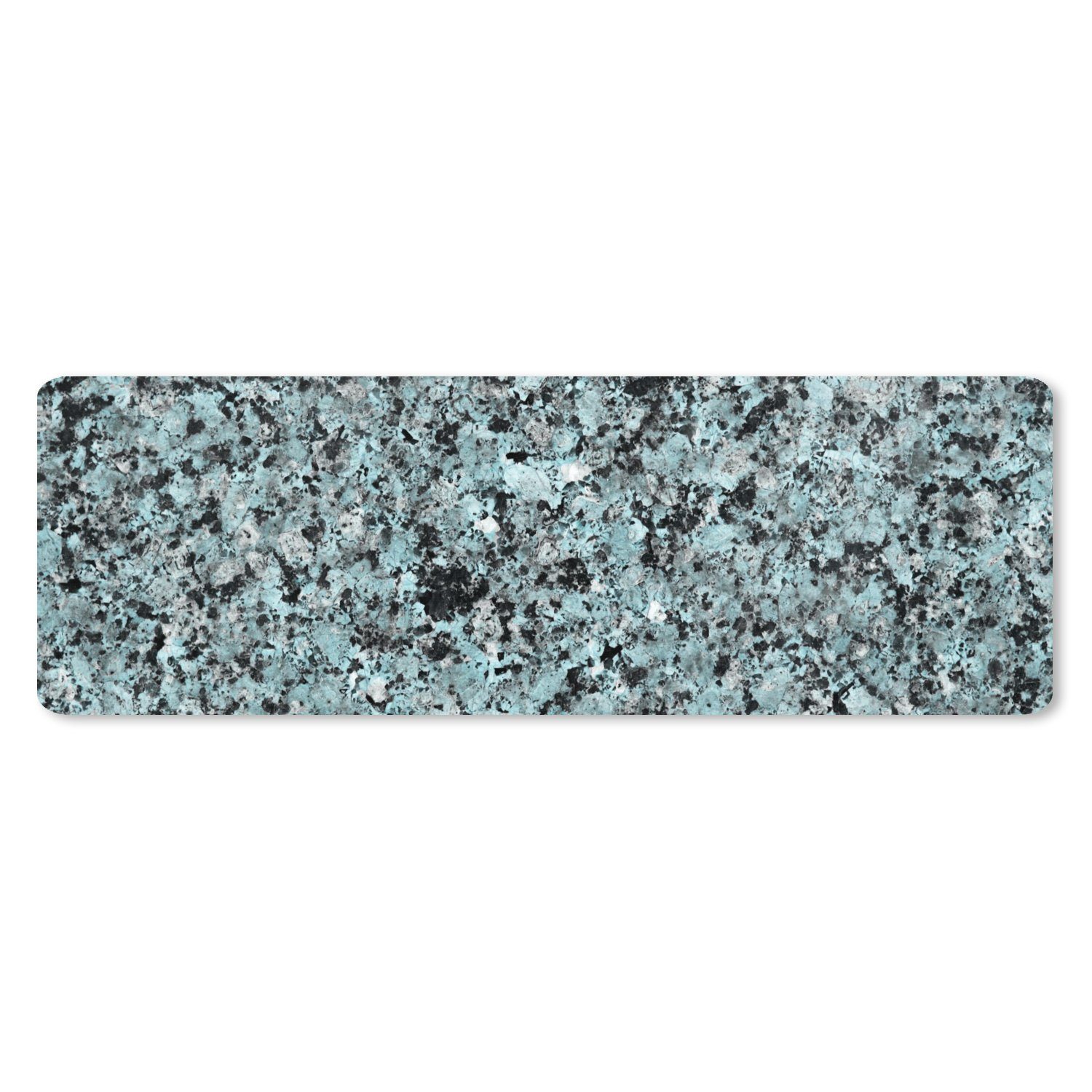 Muchowow Gaming Mauspad Granit Kristalle Blau Schwarz 1 St