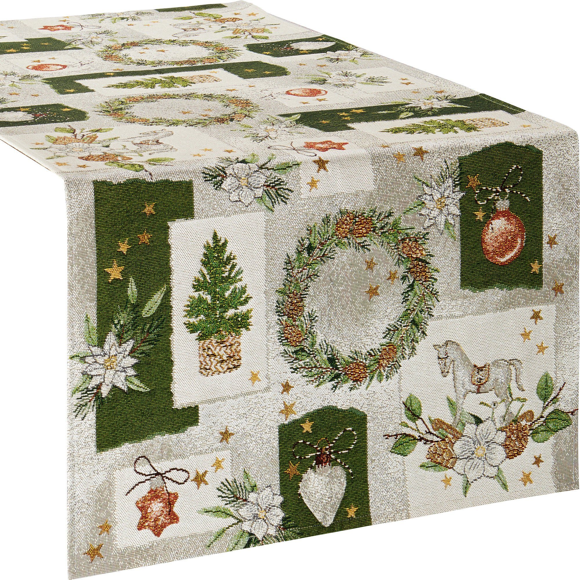 Sander Tischdecke »Tischläufer "Christmas Time"« (1-tlg), Gobelin Motiv ...
