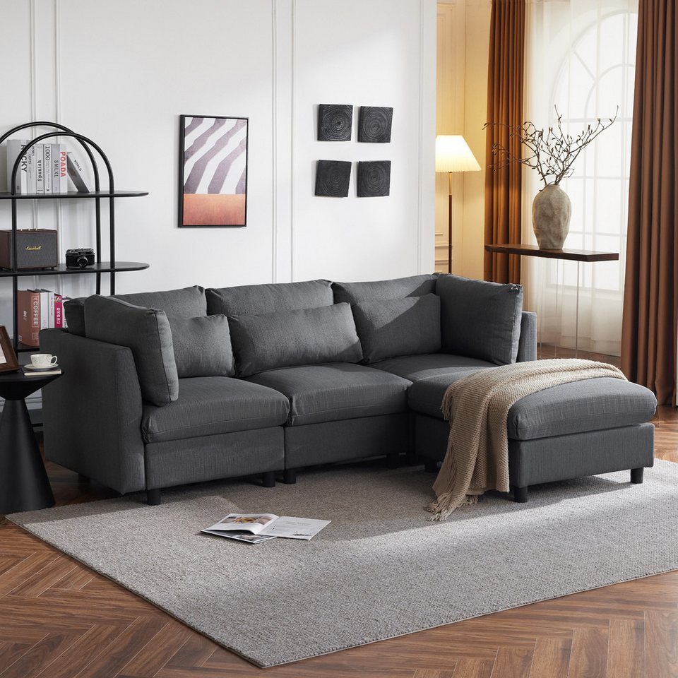Phoebe Cat Ecksofa Polstersofa Wohnzimmersofa 3 Sitzer Sofa Schlafsofa