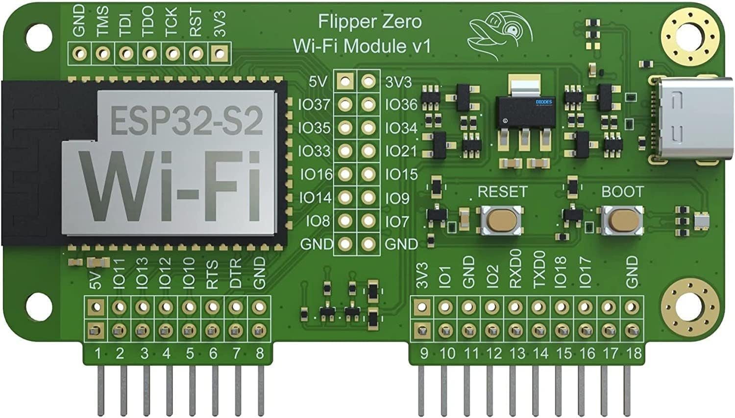Flipper Devices InC. Multitool Flipper Zero Open Source Wi-Fi Modul, (RFID, Funkprotokolle und ...