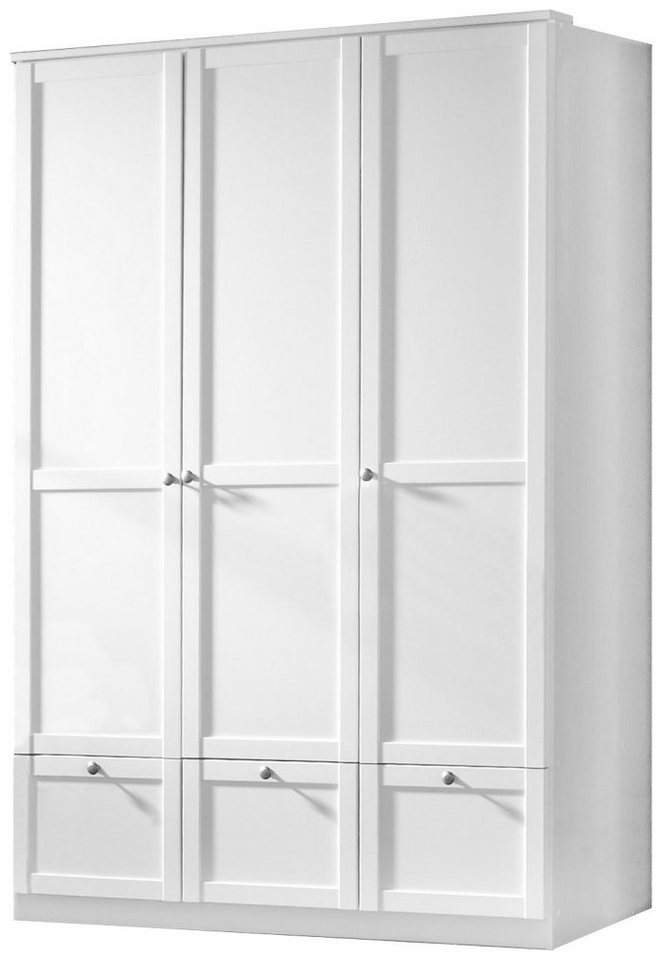 Stylefy Kinderkleiderschrank Raoul Weiß Standschrank Kinderschrank 3