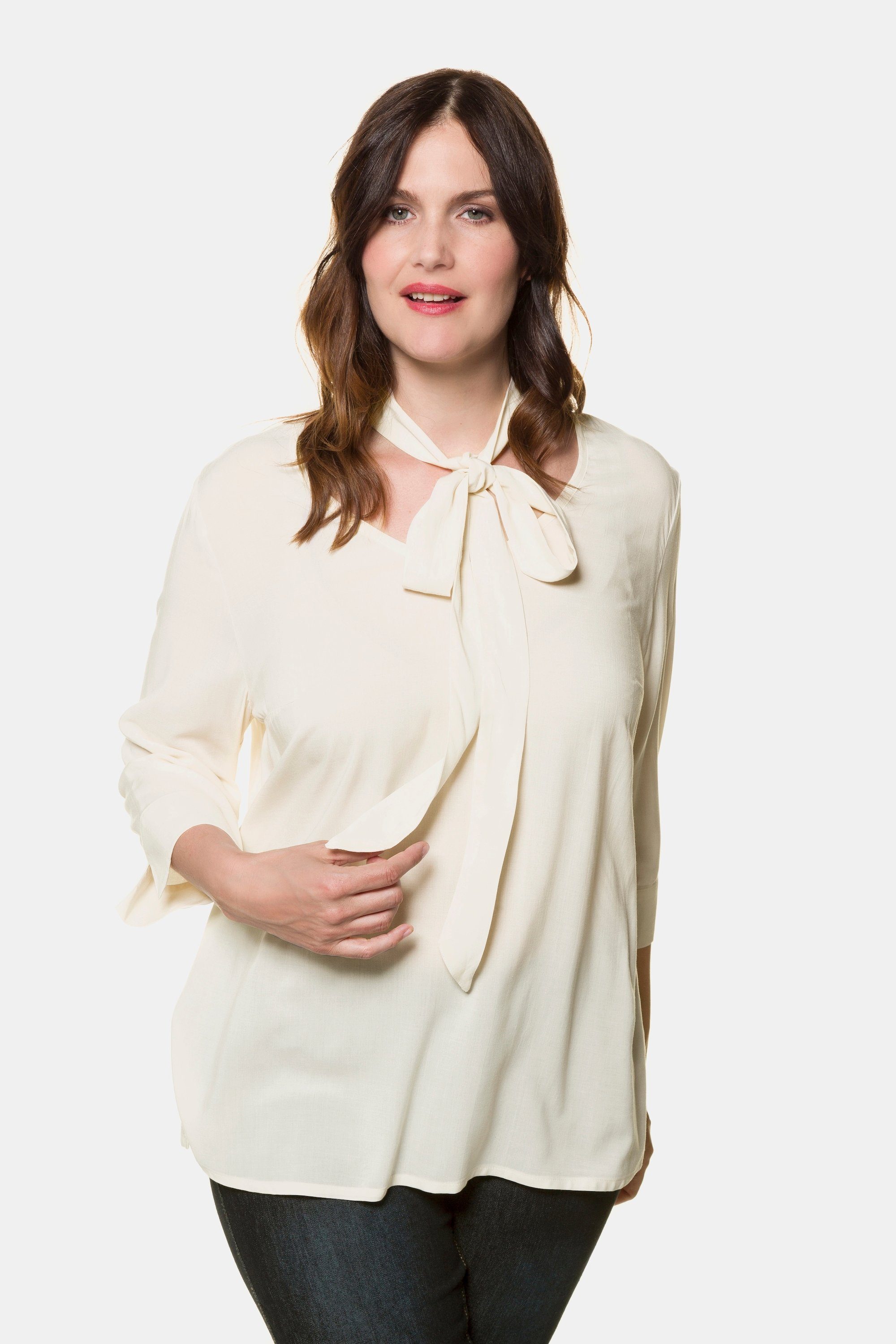 Ulla Popken Longbluse Bis 64 Bluse 34 Ärmel And Seitenschlitze