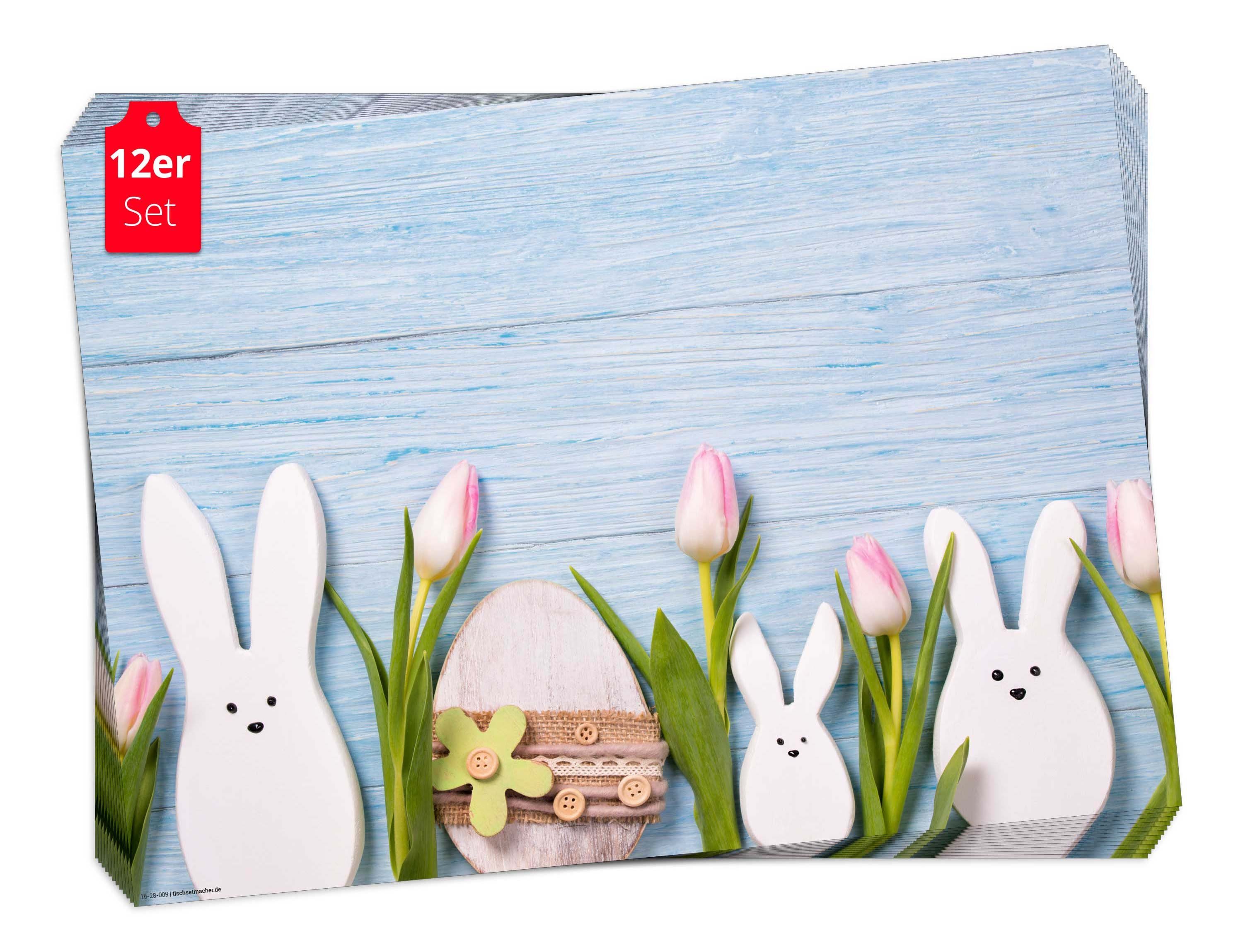 Tischsetmacher Platzset Tischset Frühling Ostern And Blumen Osterhasen