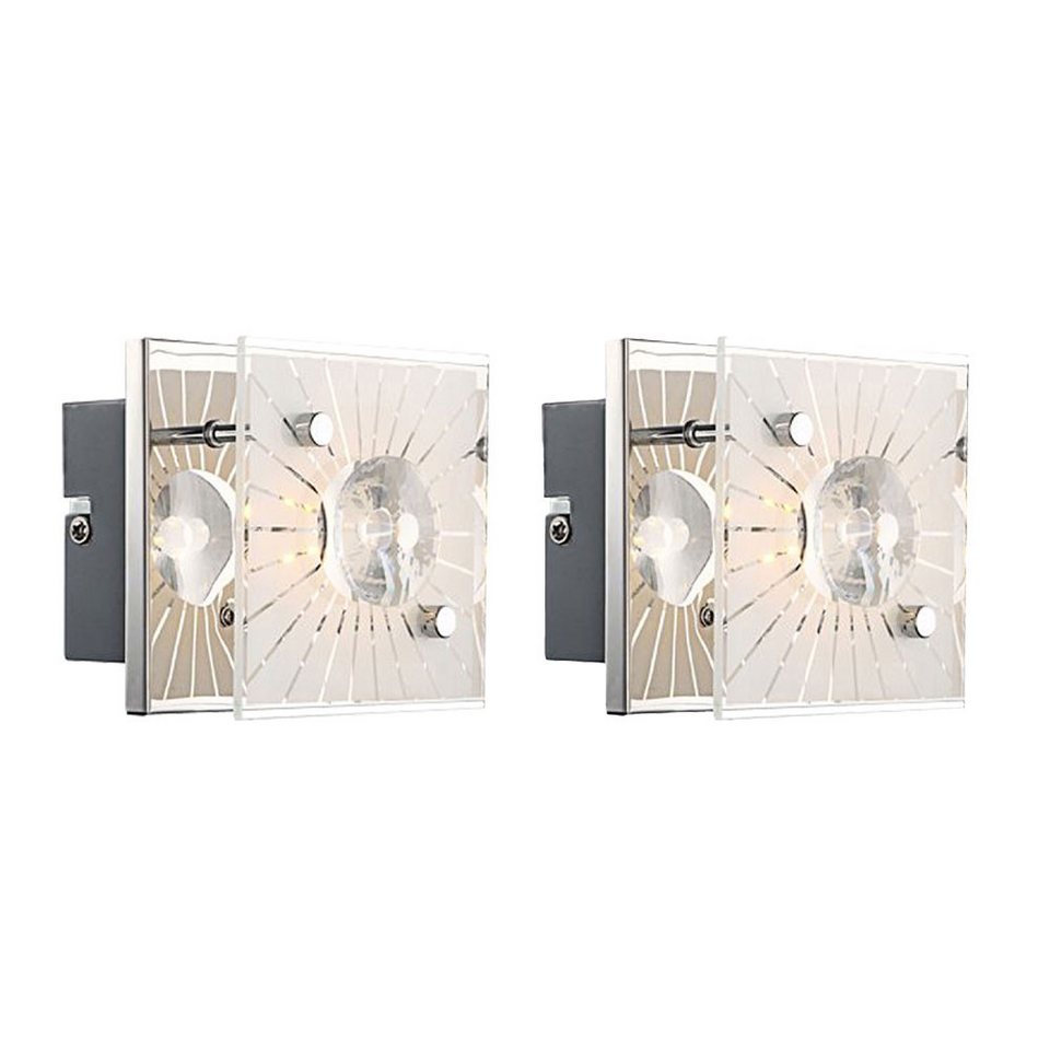 Globo Lighting Led Wandleuchte Led Leuchtmittel Fest Verbaut Warmweiß