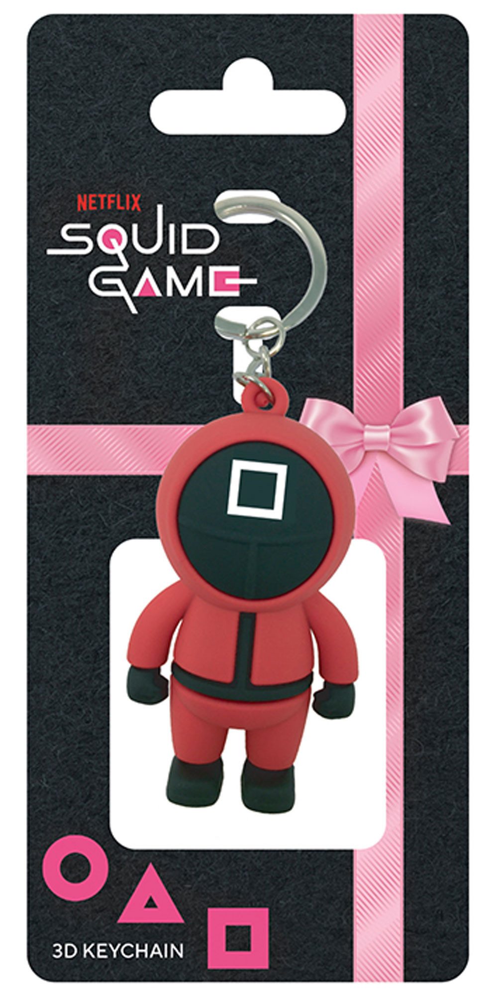 Schlüsselanhänger 3D Keyring - Merchandise - Squid Game - Square Guard