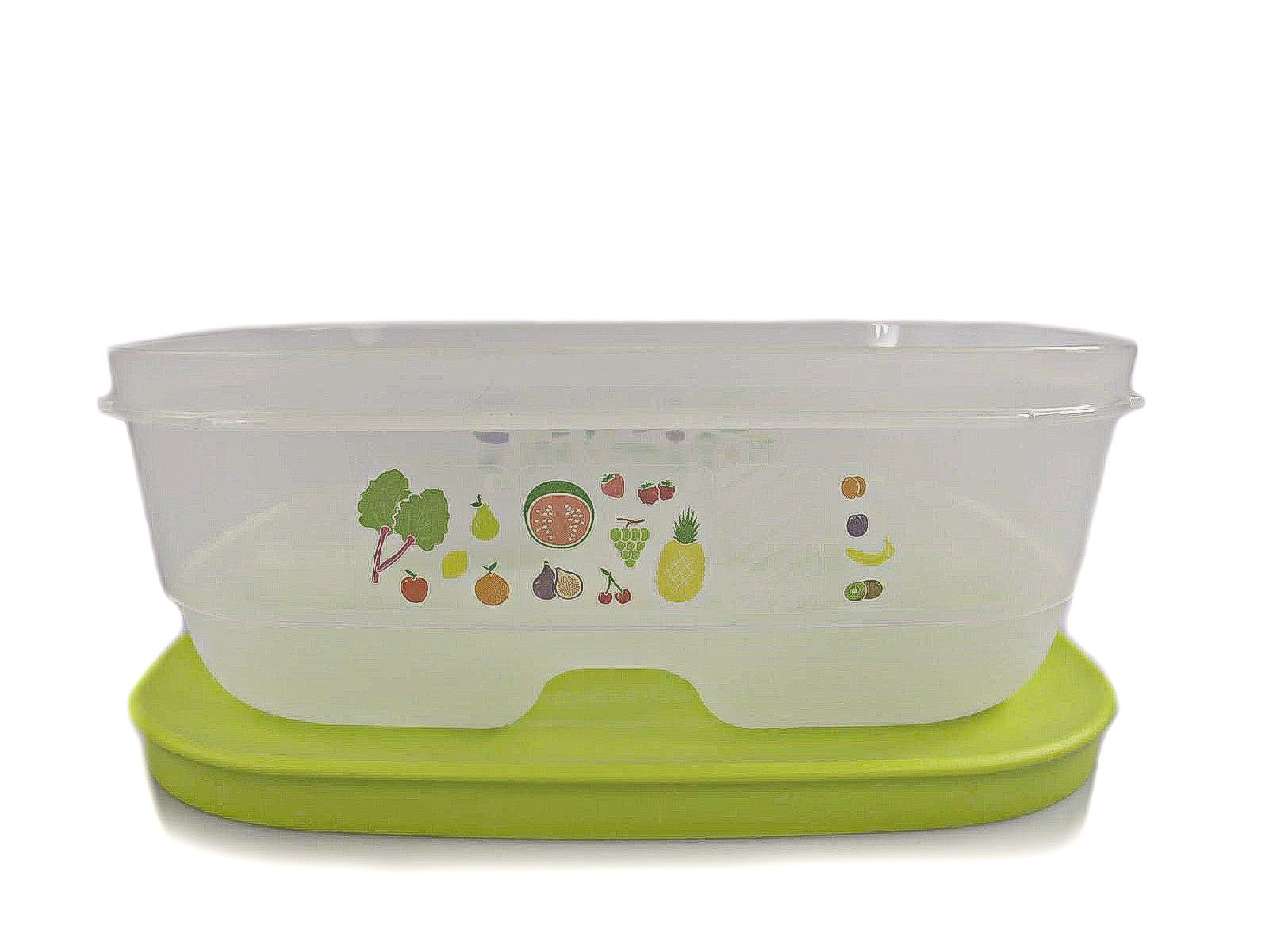 TUPPERWARE Frischhaltedose KlimaOase 800ml limette flach PrimaKlima ...