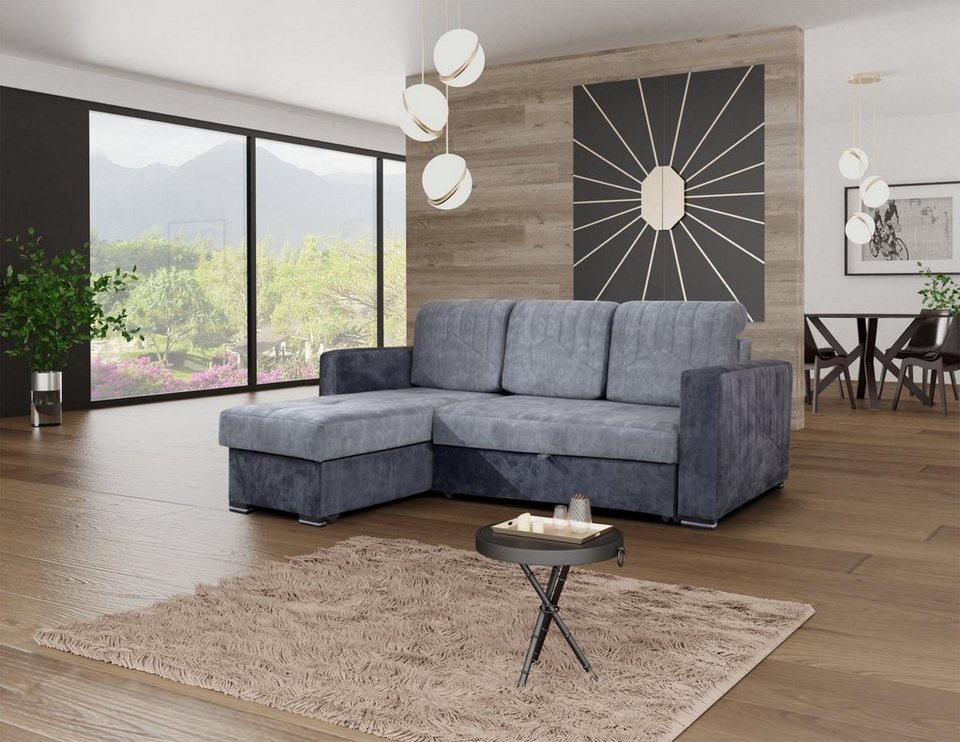 Jvmoebel Ecksofa Wohnzimmer Textil L Form Sofas Couchen Neu Sofas Ecke
