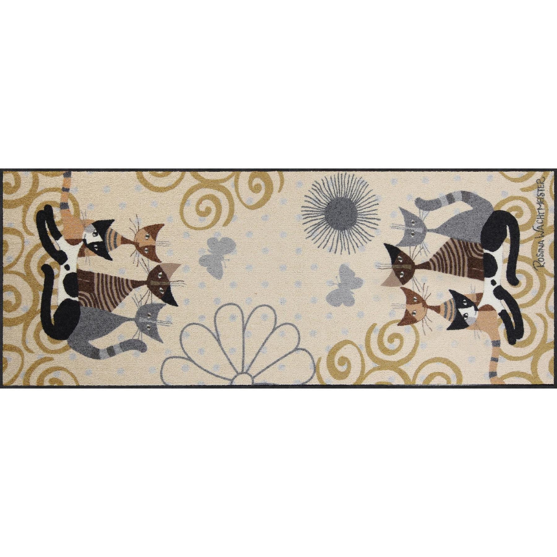 Salonloewe Läufer Rosina Wachtmeister Läufer 75x190 cm Fantasia di Gatti, Läufer groß, Höhe: 750 mm