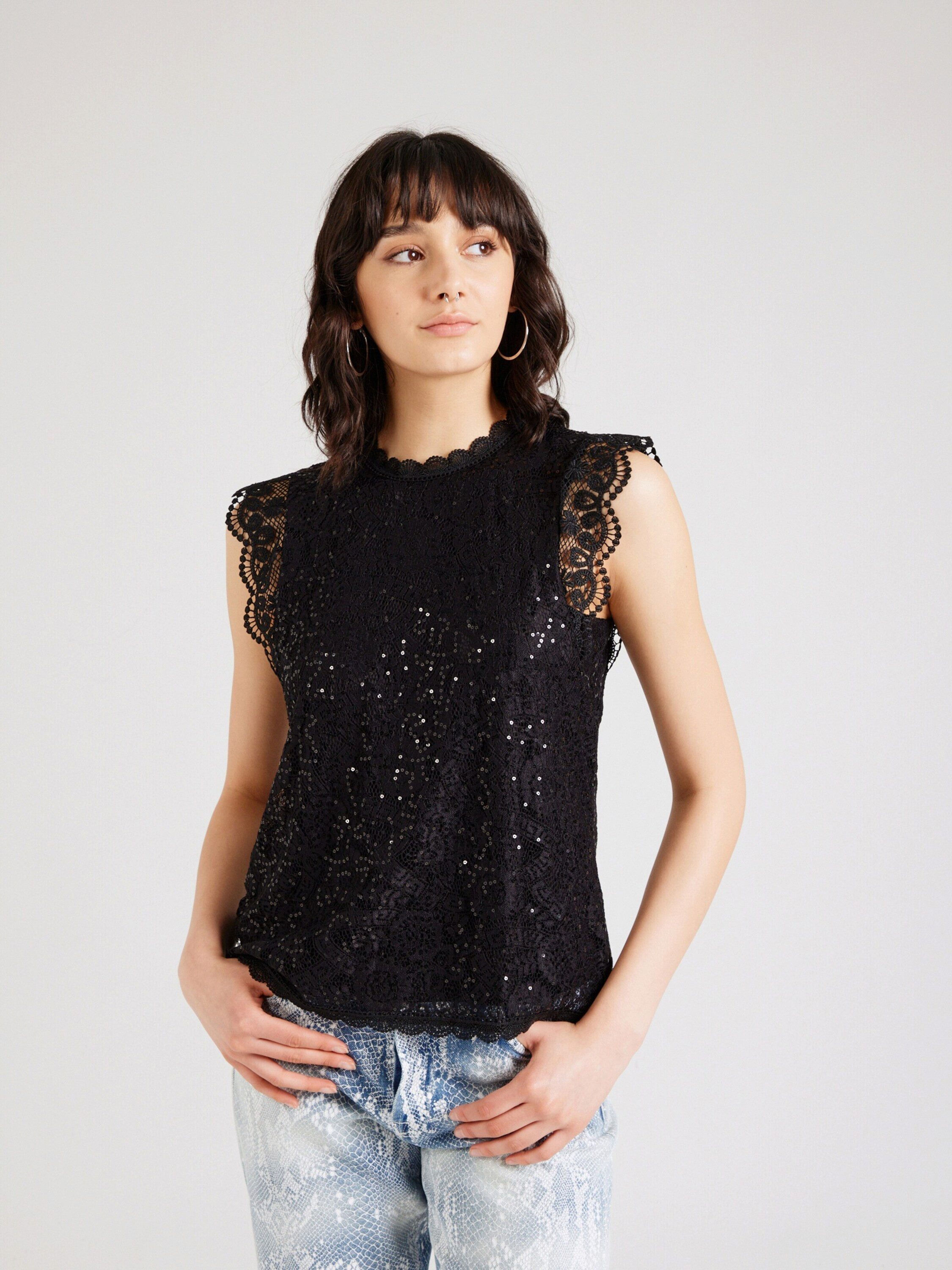 pieces Funktionsbluse OLLINE (1-tlg) Spitze