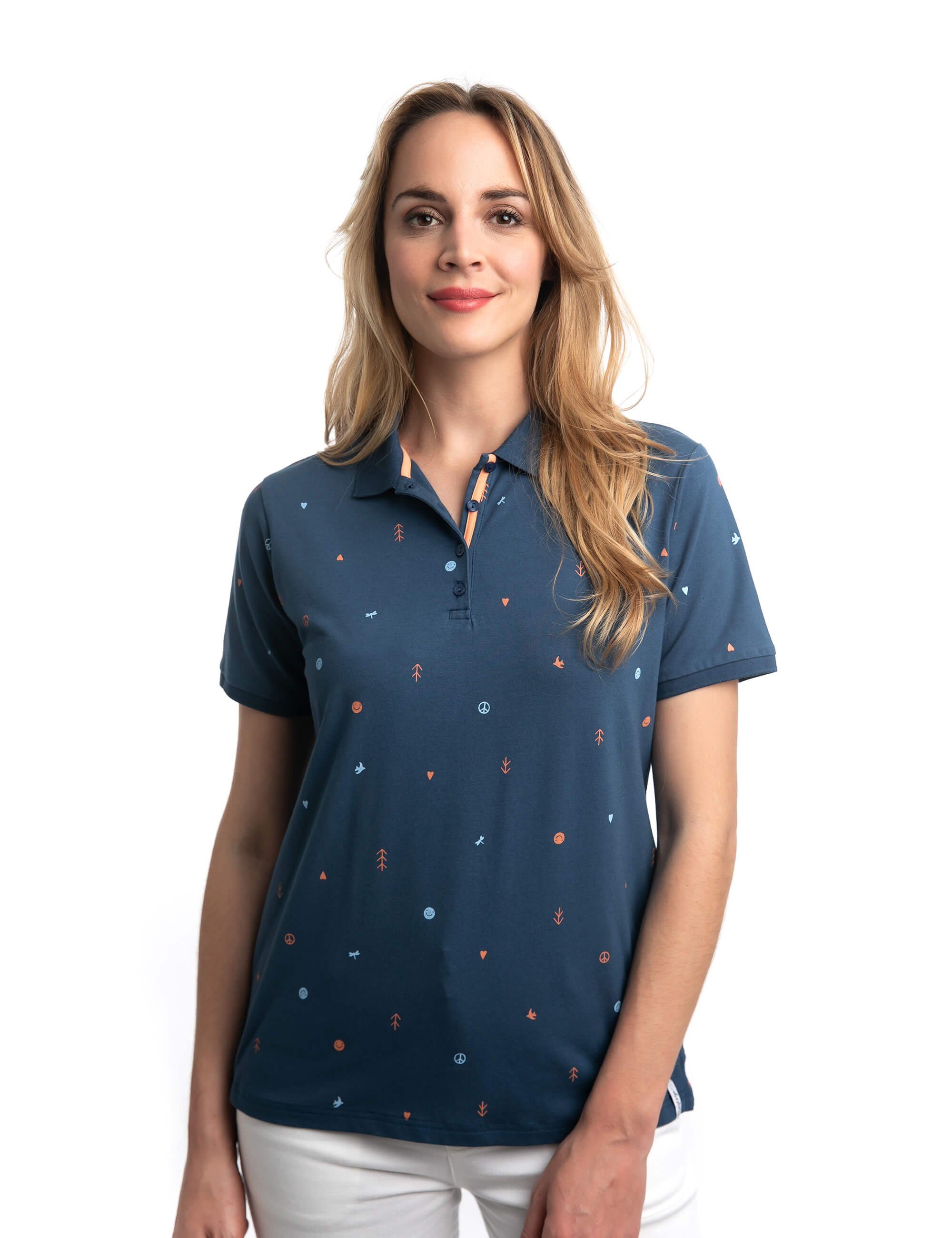 Roadsign Australia Poloshirt Aop 1 1 Tlg 1 Mit Alloverprint Baumwolle