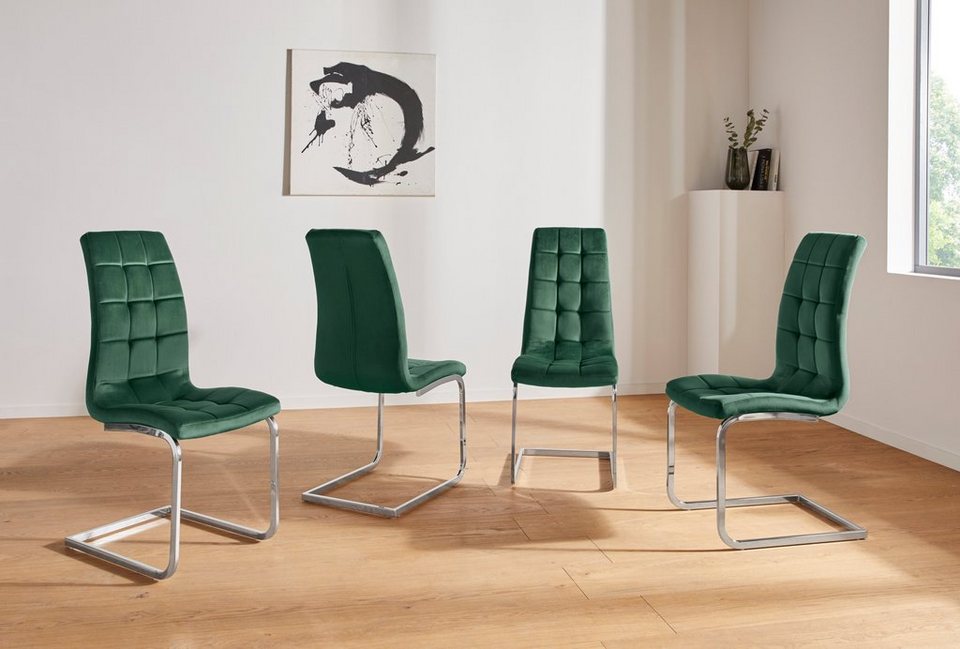 Inosign Freischwinger Lola Set 4 St 2 Oder 4 Stück Bezug In