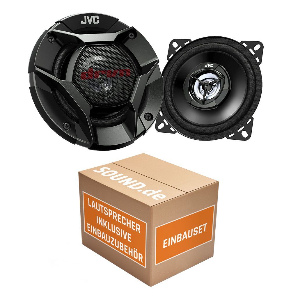 SOUND.de Mercedes W123 Front - JVC CS-DR420 - 10cm 2-Wege Koax-Lautsprecher - Einbauset Auto ...
