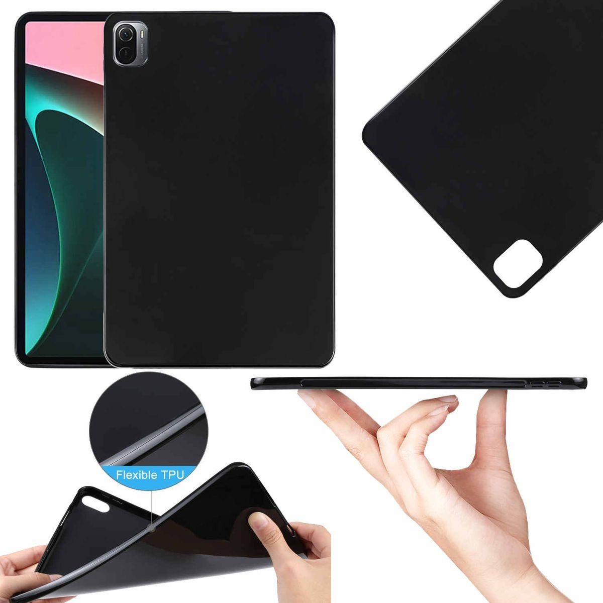 Wigento Tablet Hülle Für Xiaomi Redmi Pad 106 Zoll Schwarz Tablet