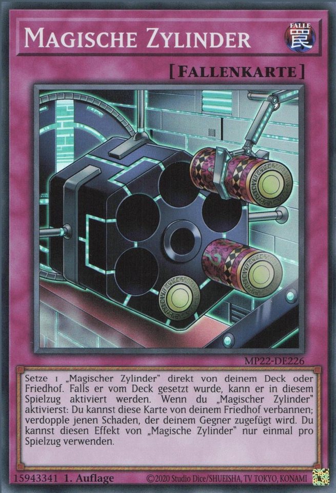 Recollectibles Sammelkarte Yugioh Karte Magische Zylinder Deutsch Yu