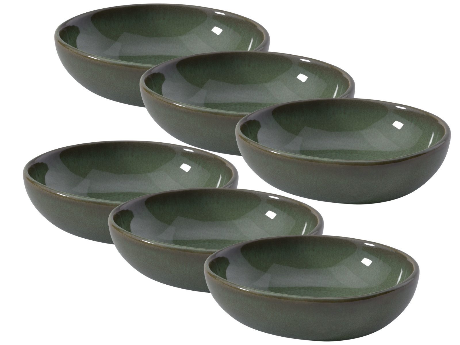 like. by Villeroy & Boch Schüssel Lave vert Dipschale 0,06l Set6, Steingut, (Dipschale)