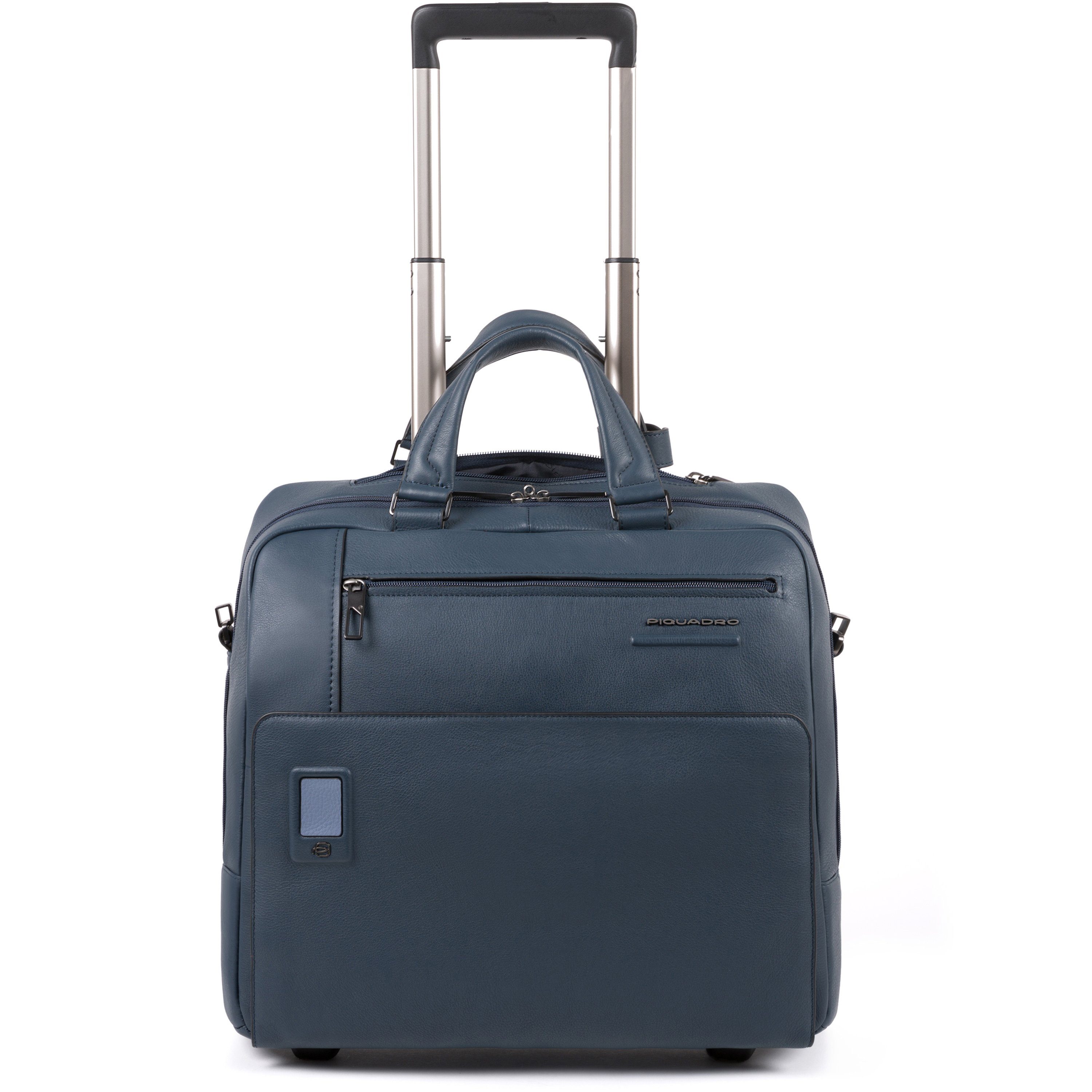 Piquadro Business Trolley Akron 2 Rollen Leder