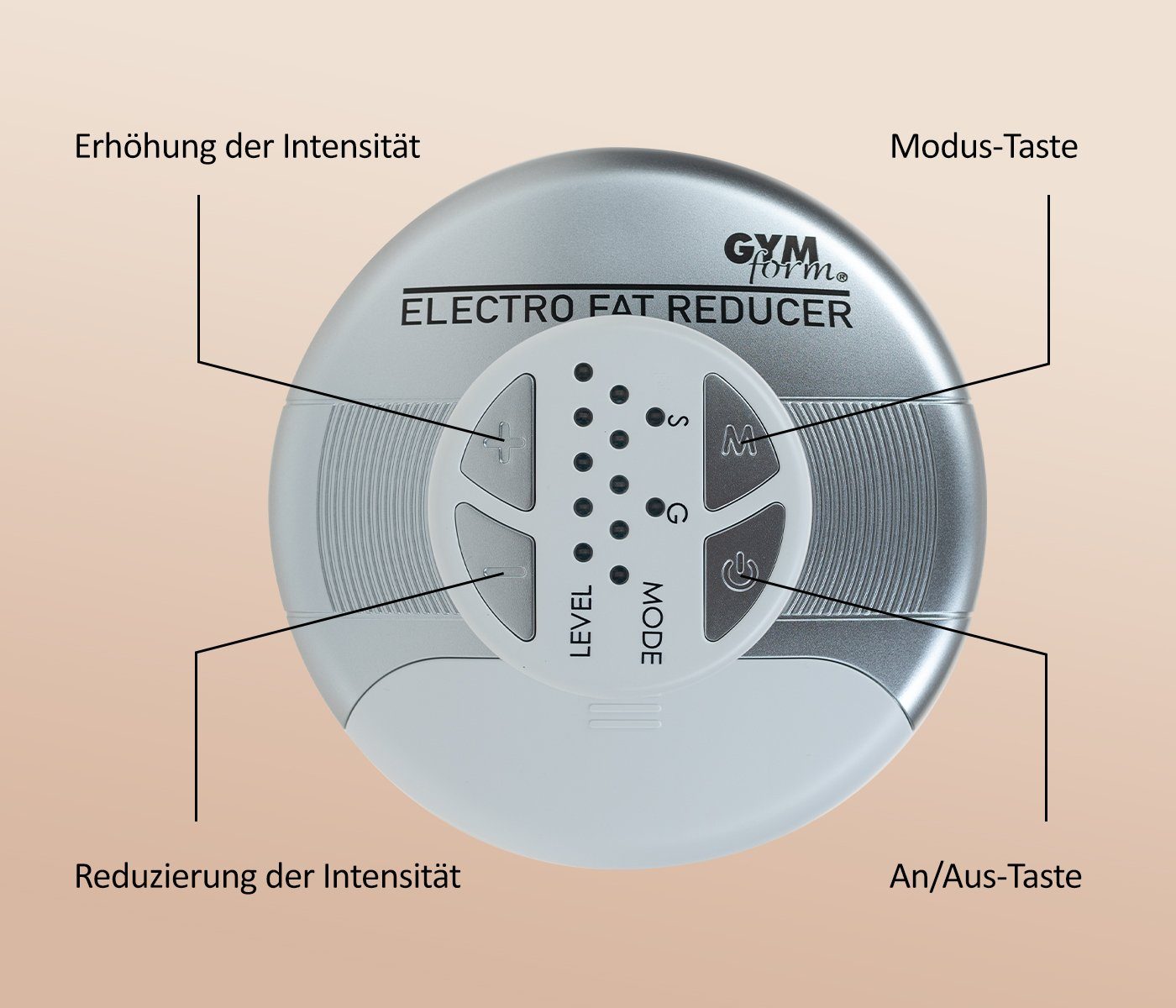 Genius EMS-Bauchmuskeltrainer Gymform Electro Fat Reducer ...