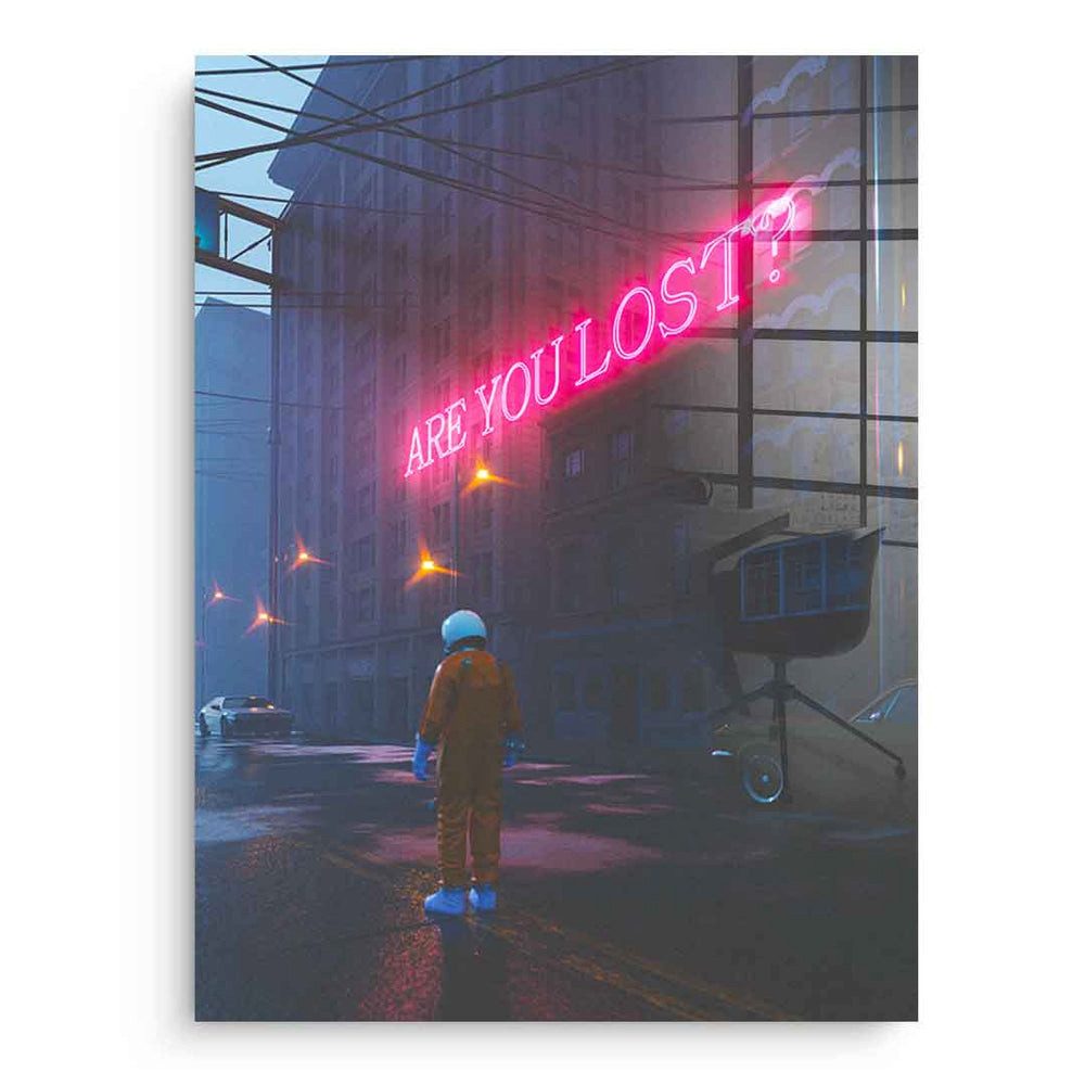 Dotcomcanvas® Acrylglasbild Are You Lost Acrylglas Acrylglasbild Are