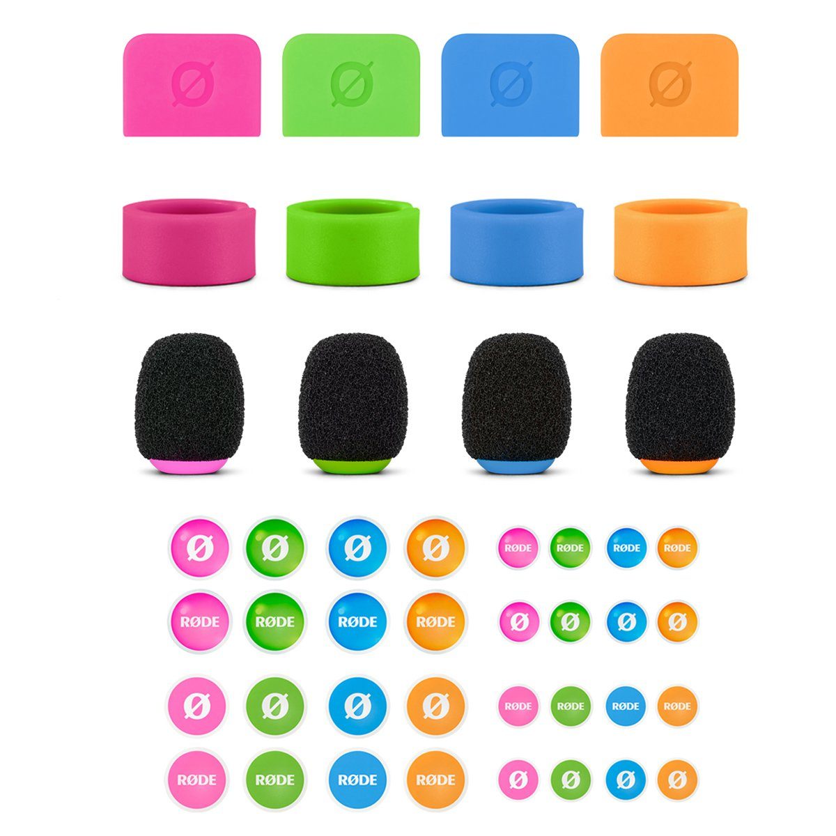 RODE Microphones Mikrofon Rode Colors 2 Identifikations-Set