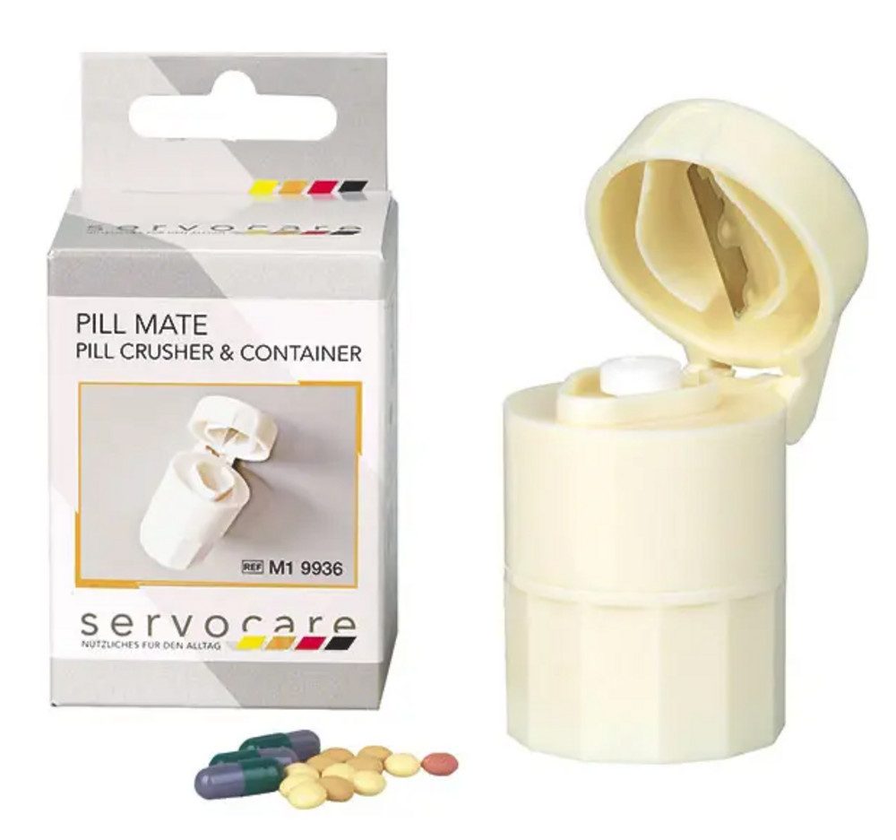 DocMed Pillendose Pill Mate Medikamentenhelfer (1 St., Multi-Funktions ...