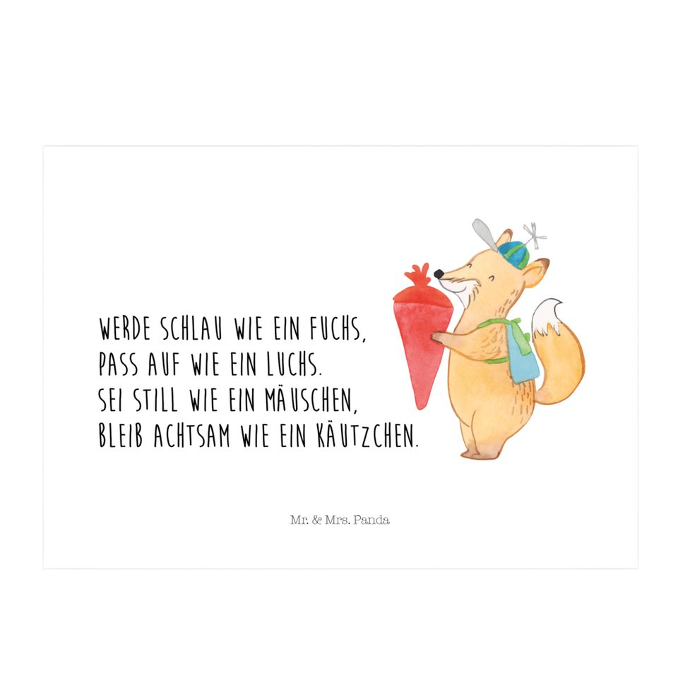Mr. & Mrs. Panda Radiergummi »Fuchs Schulkind - Weiß - Geschenk ... Mr. & Mrs. Panda Radiergummi »Fuchs Schulkind - Weiß - Geschenk ...