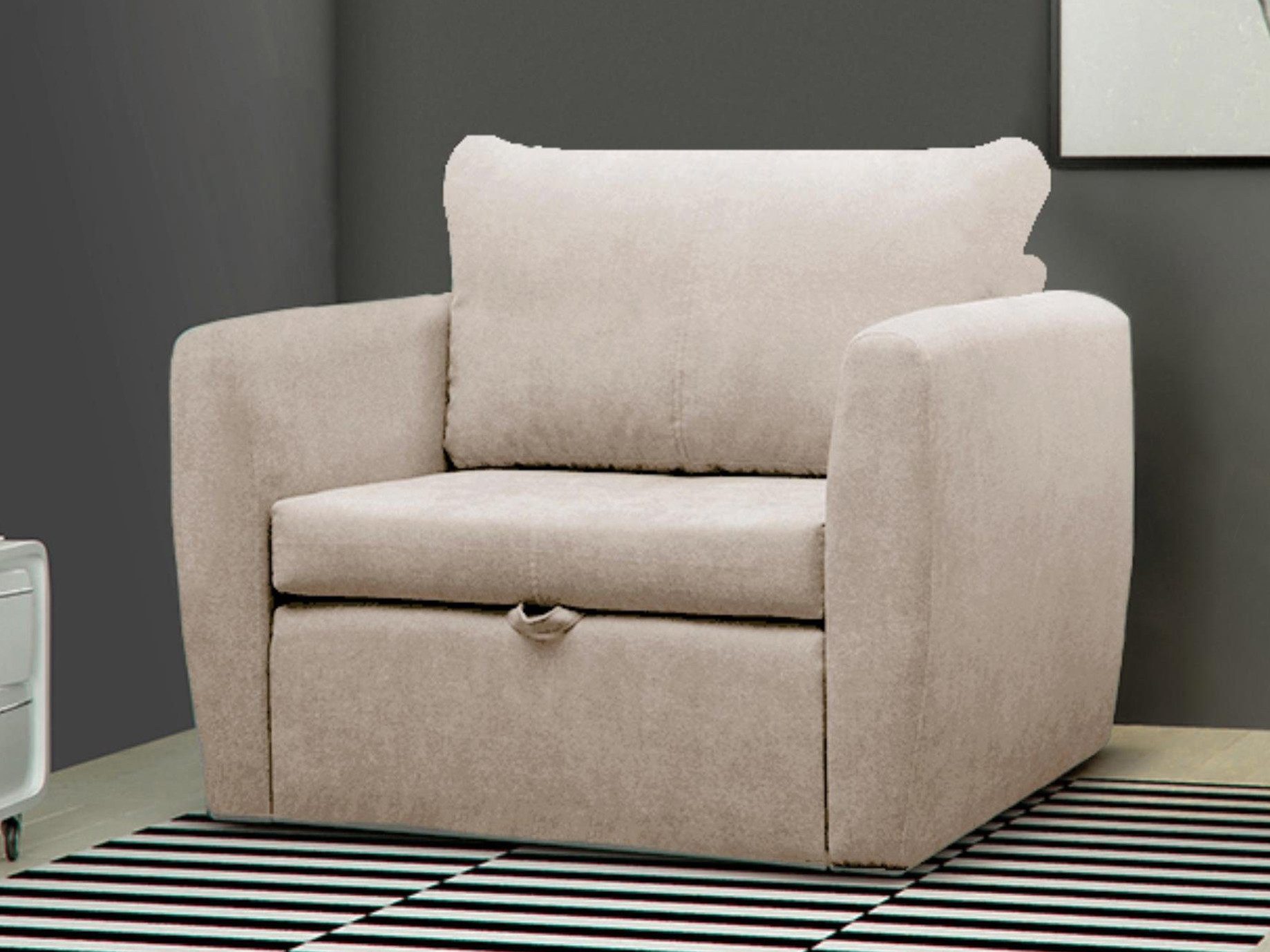 Beautysofa Relaxsessel Kamel (Modern 1-Sitzer Sofa, Wohnzimmersessel ...