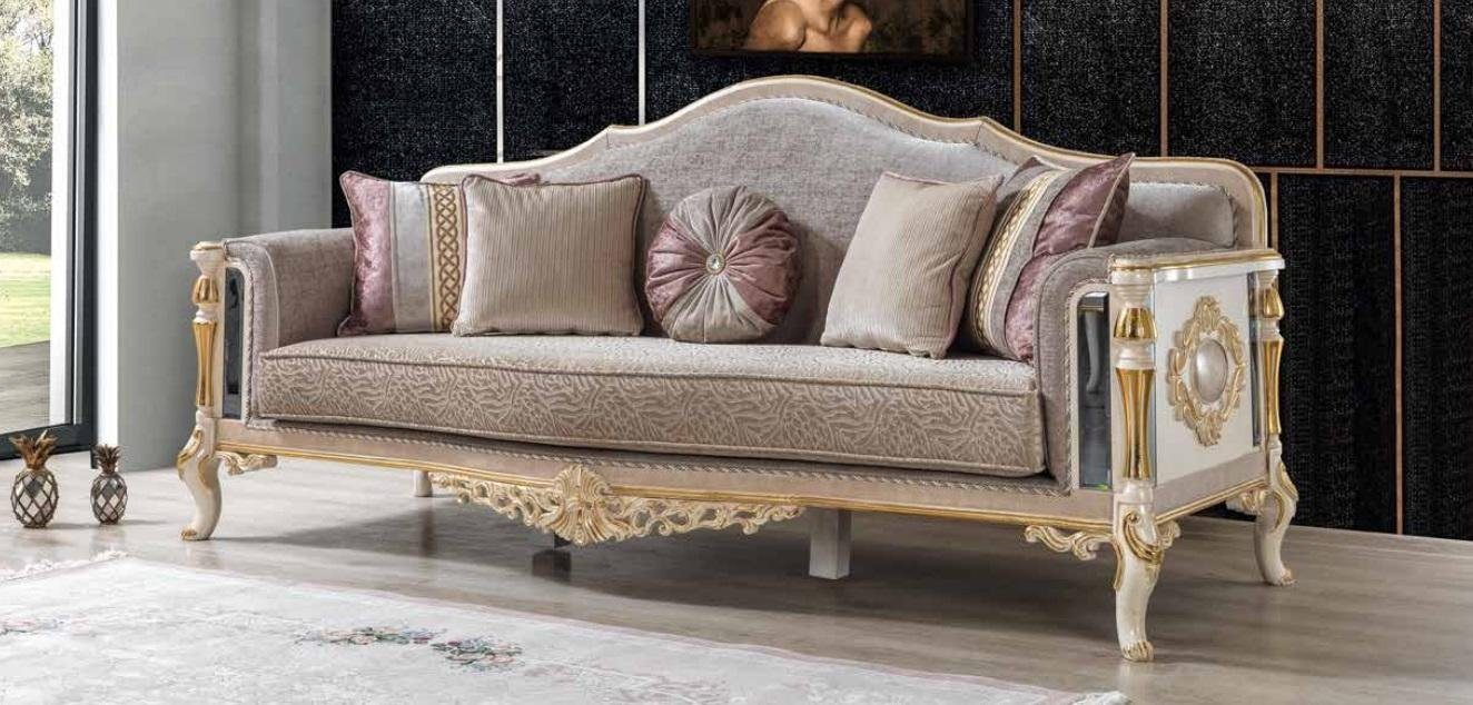 JVmoebel Sofa Chesterfield Sofa Couch 3er Couchen Barock Rokoko Sofas ...
