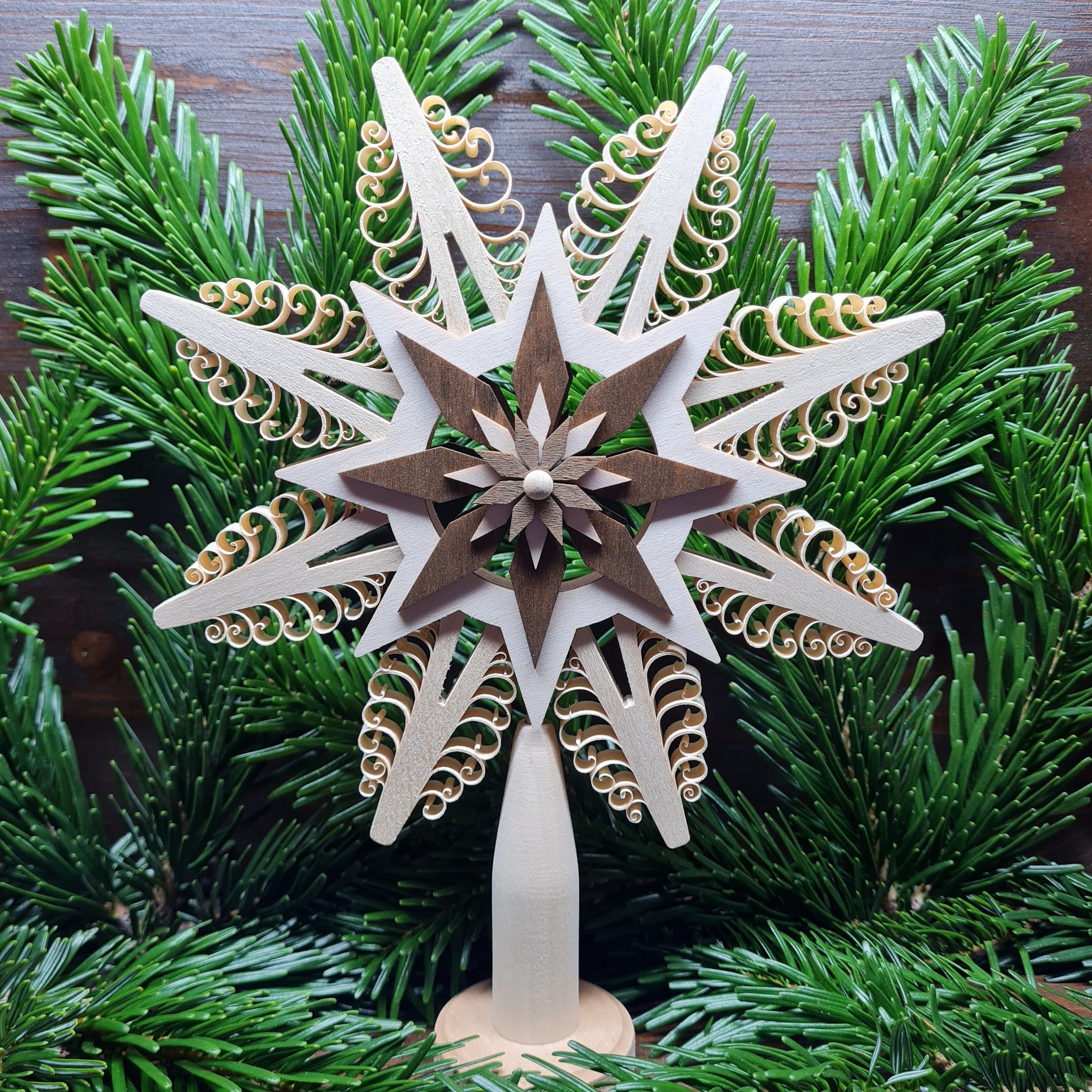 Weihnachtsbaumspitzen Aus Glas