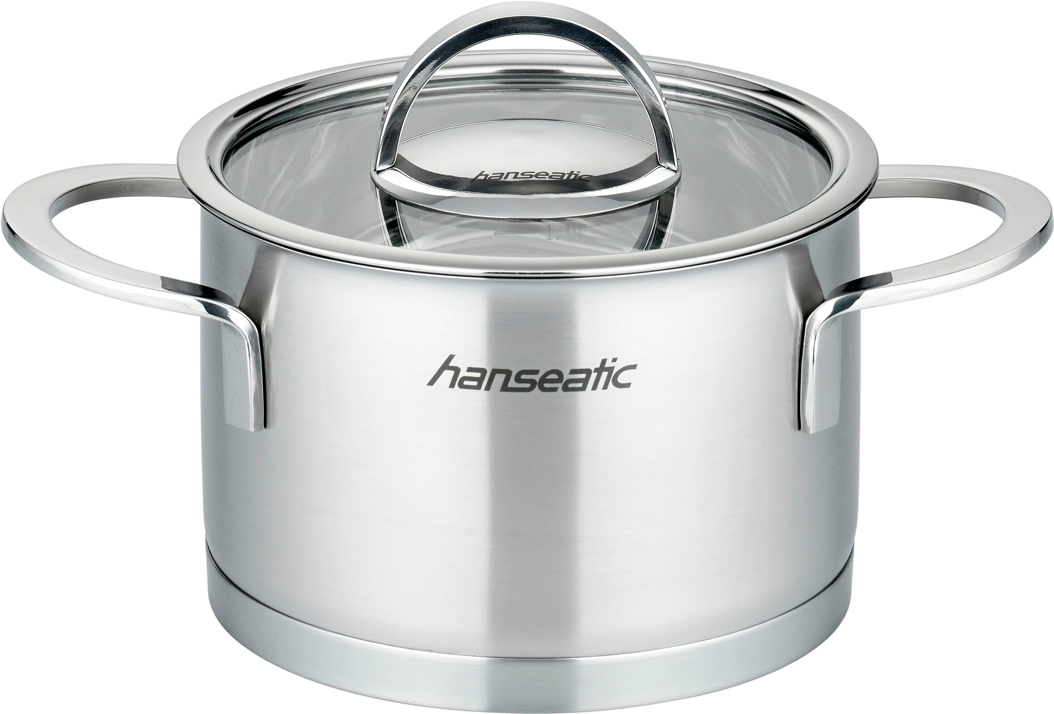 Hanseatic Topf-Set hanseatic, Edelstahl 18/10 (Set, 8-tlg., je 1 ...