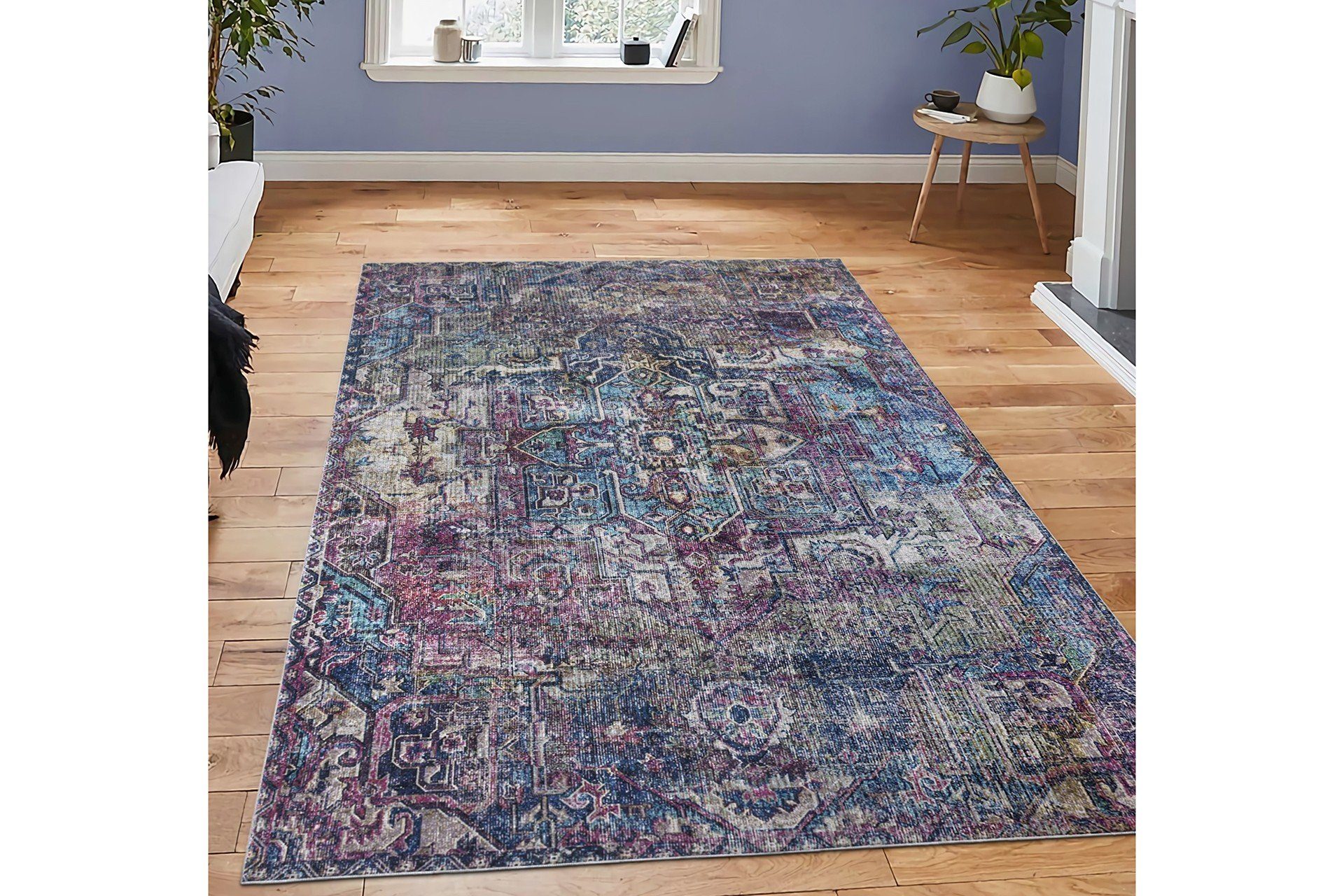 Conceptum Hypnose Teppich 4006a Elt Bunt 80 X 150 Cm 100 Samtstoff