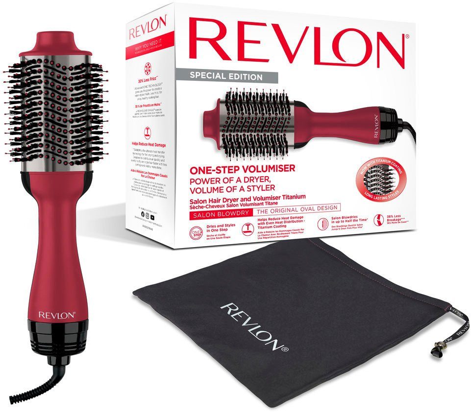 Revlon Warmluftburste RVDR5279UKE Salon One Step Haartrockner Volumiser Fortschrittliche IONIC TECHNOLOGY sorgt fur einen Style wie im Salon
