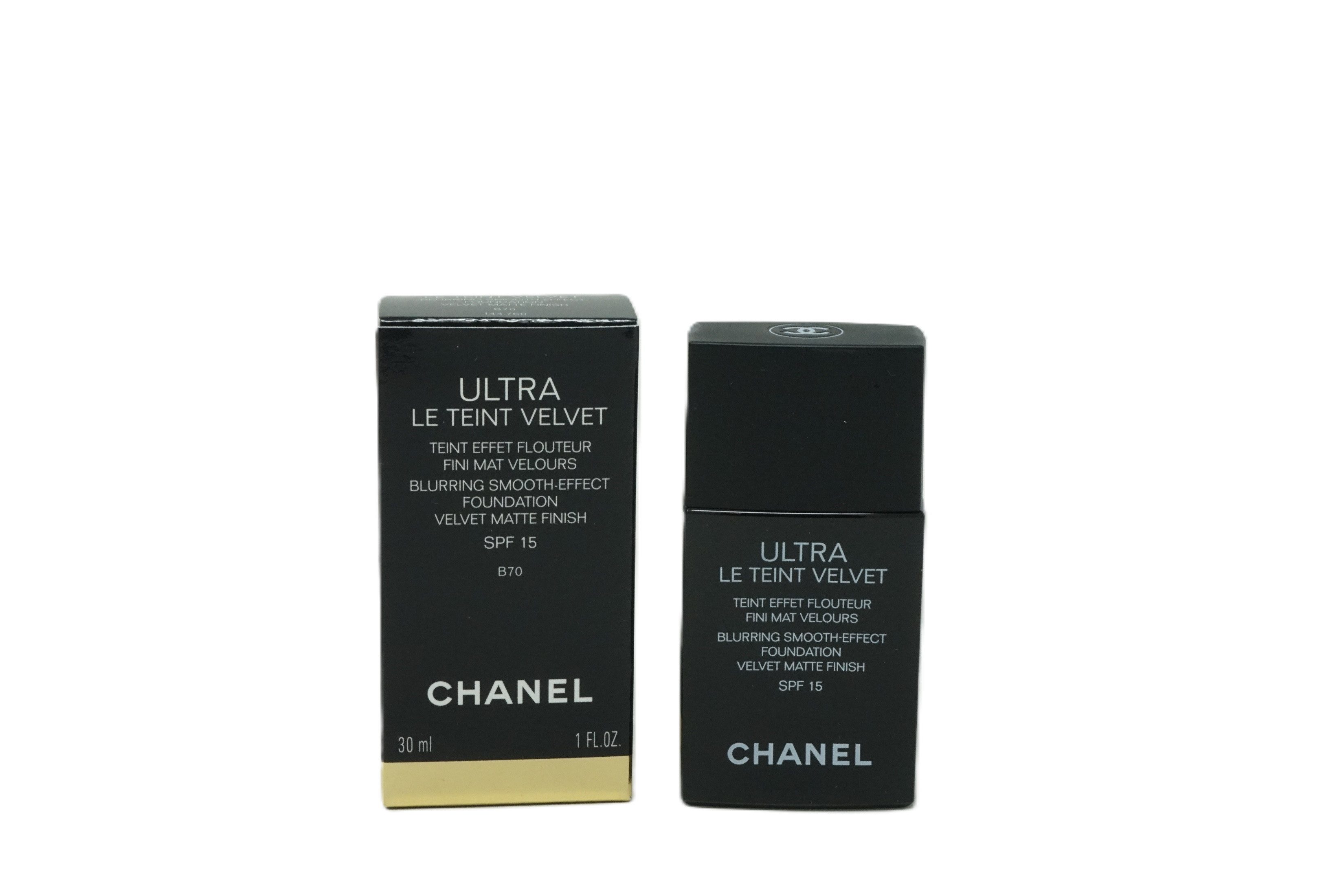 CHANEL Foundation Chanel Le Teint Velvet Matte Finish Foundation 30 ml SPF 15 B70