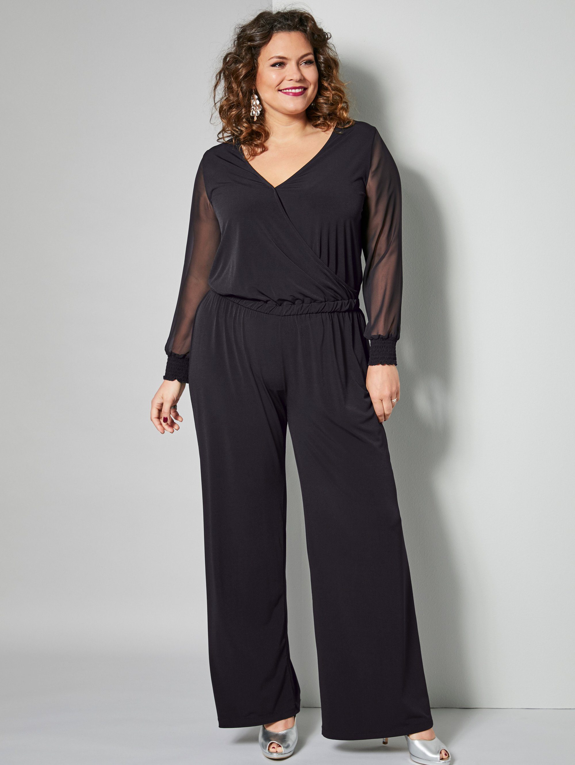 Sara Lindholm By Happy Size Slinky Jumpsuit Kaufen Otto