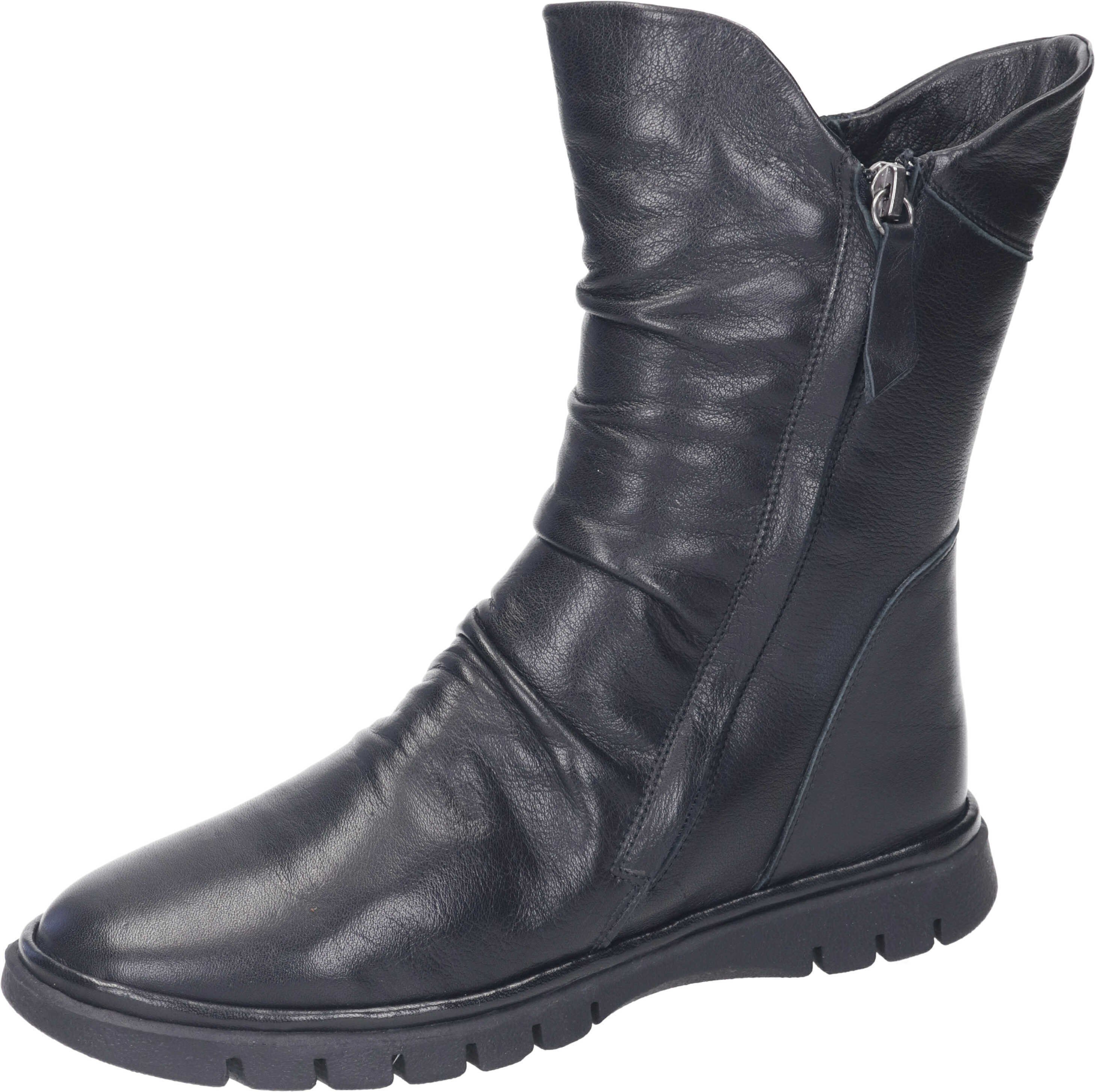 Manitu Stiefeletten Stiefelette Aus Echtem Leder Synthetik Futter