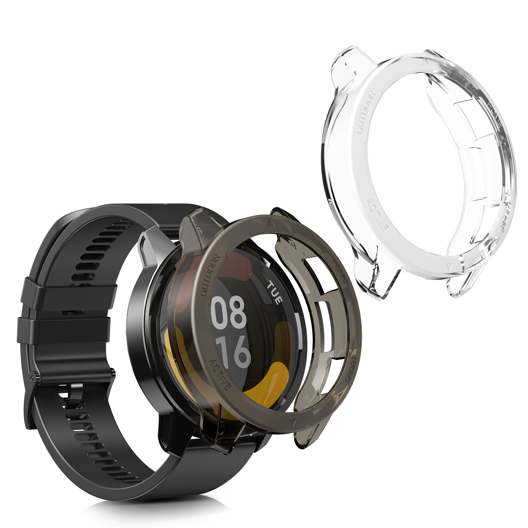 Kwmobile Smartwatch Hülle 2x Schutzhülle Für Xiaomi Watch S1 Active
