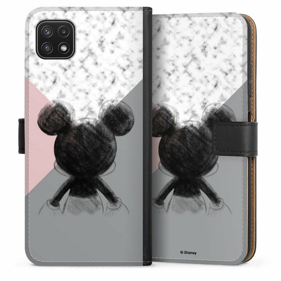 Deindesign Handyhülle Disney Marmor Mickey Mouse Mickey Mouse Scribble