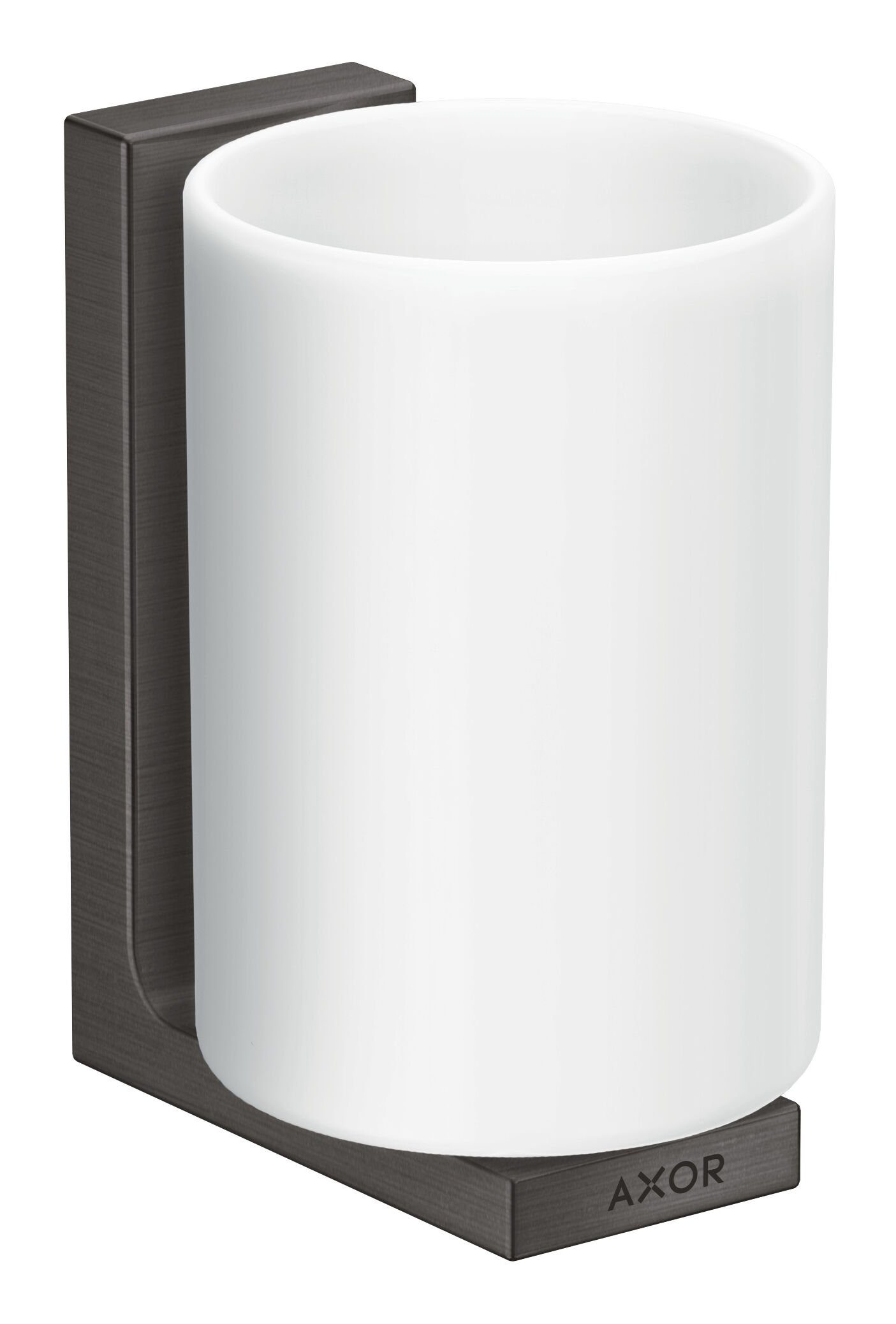 hansgrohe Zahnputzbecher Axor Universal Rectangular, Brushed Black Chrome
