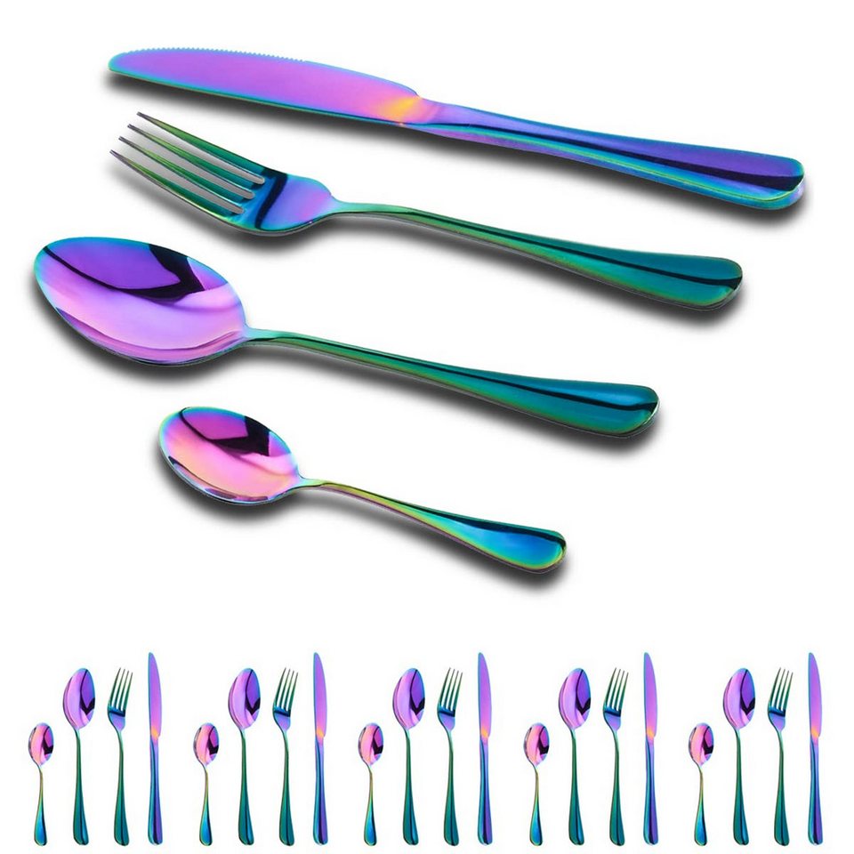 Ibettertec Besteck Set Besteck Set Für 6 Personen24teiliges Edelstahl