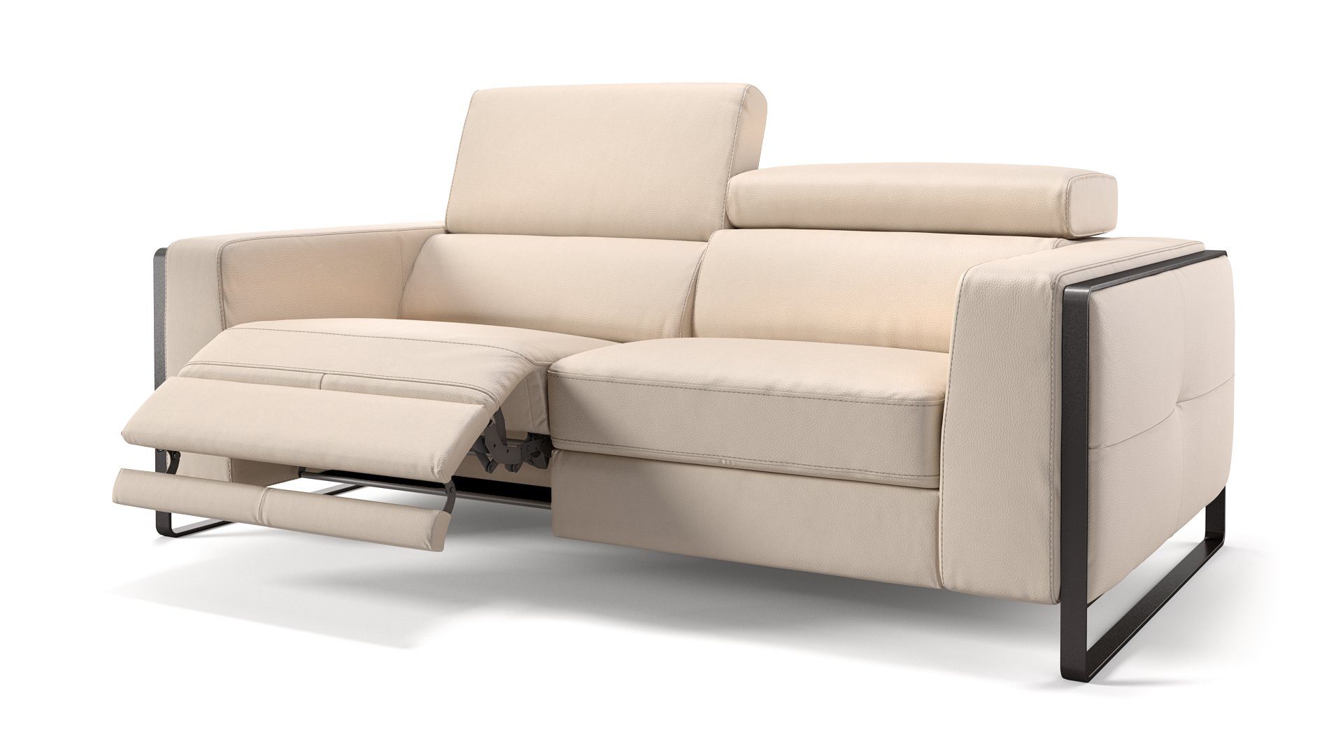 Sofanella 3-Sitzer Sofanella Dreisitzer MANZANO Ledercouch ...