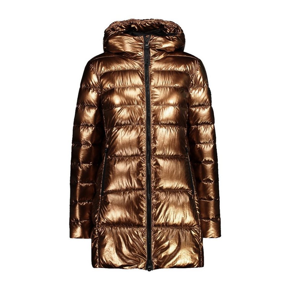 Cmp Winterjacke Cmp Damen Parka Jacke Fix Hood Shiny 30k3506 Bronz