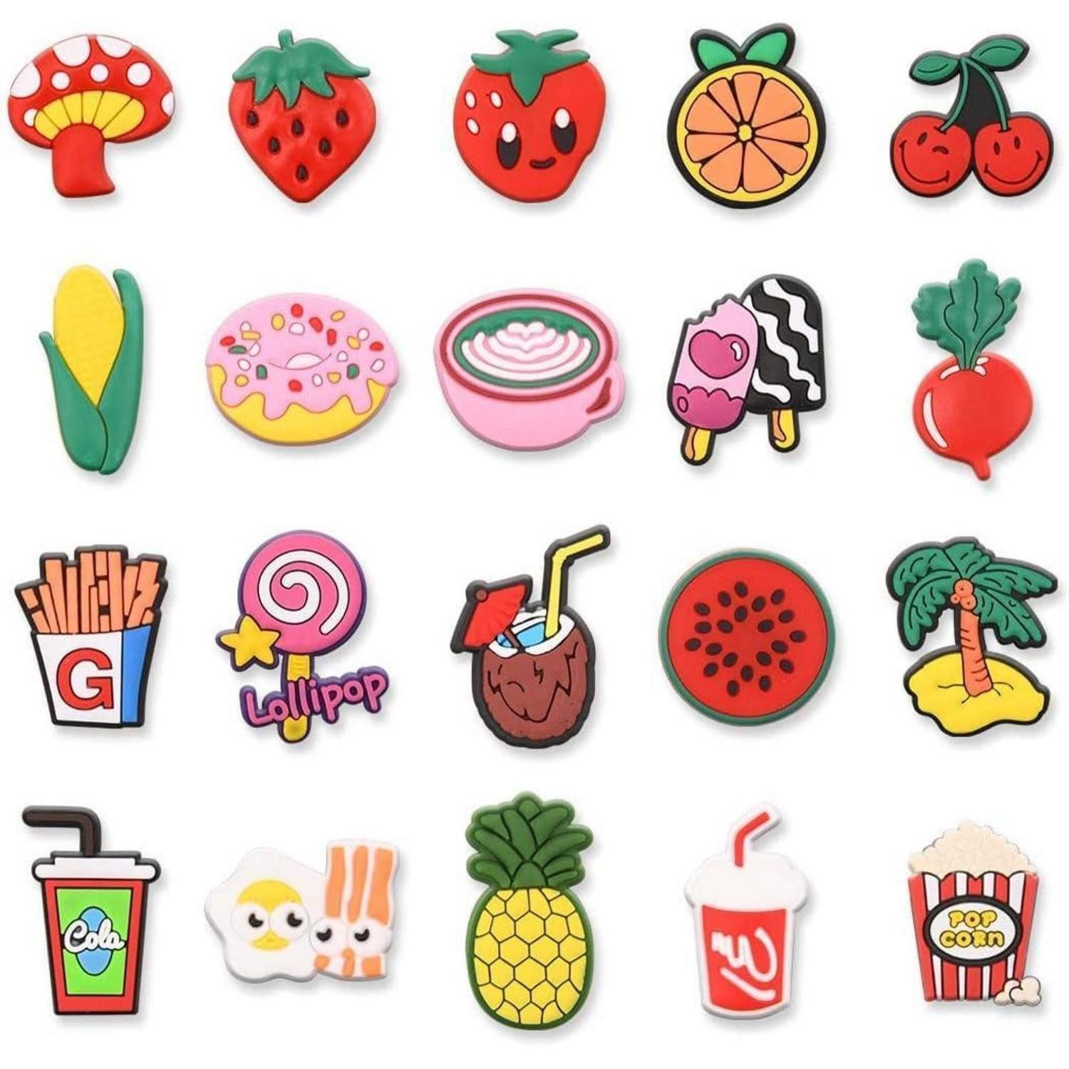 LuxusKollektion Charm-Einhänger Set Schuhcharms Kinder PVC Cartoon ...