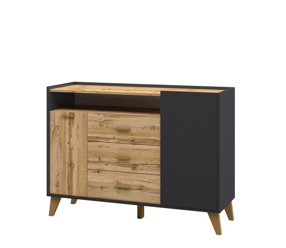 Feldmann Wohnen Sideboard Skandi Skandi 1 St Sideboard Mit 3