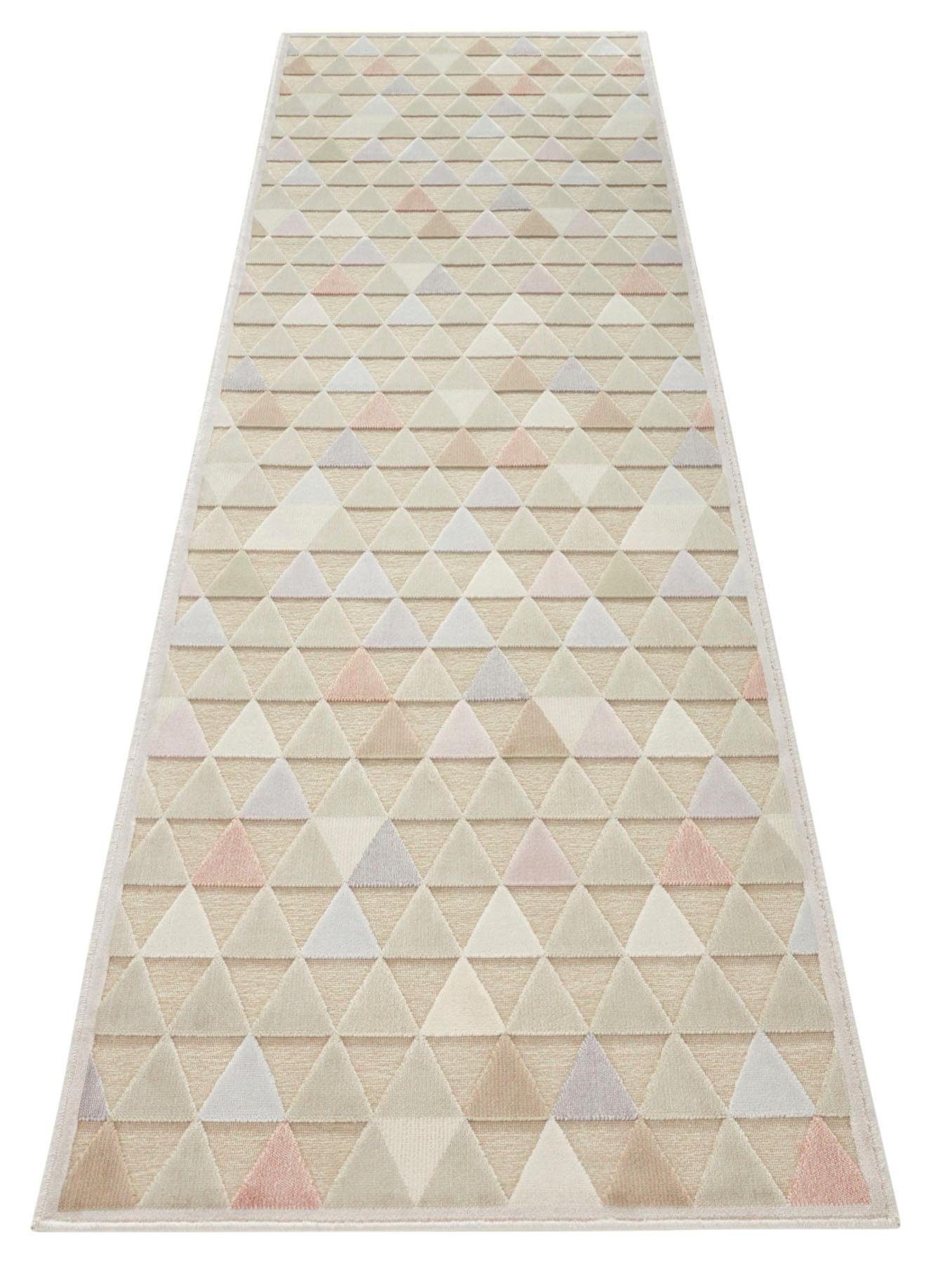 Läufer Aisne Elle Decoration Rechteckig Höhe 8 Mm Kurzflor Velour