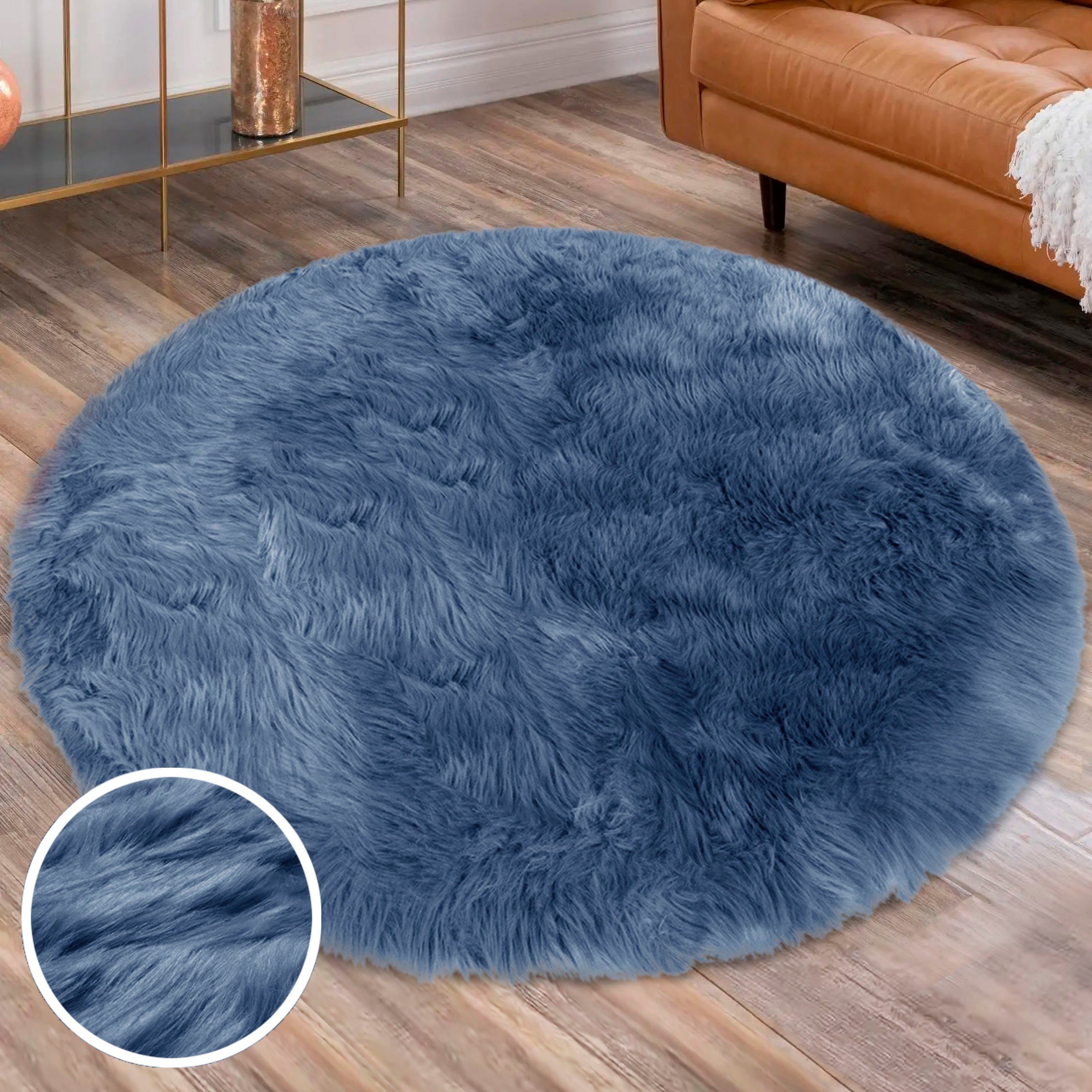 Blaue runde Teppiche online kaufen | OTTO