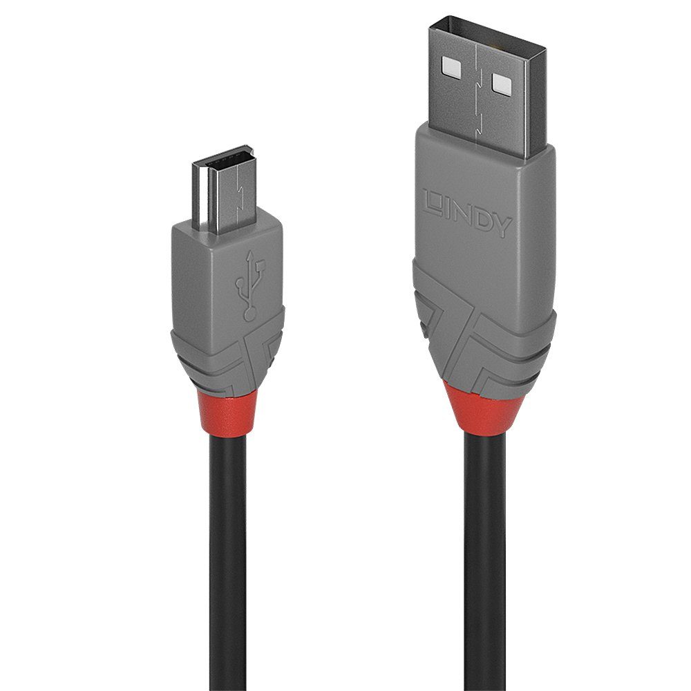 Lindy USB Kabel 3 m USB 2 USB A Mini-USB B USB-Kabel