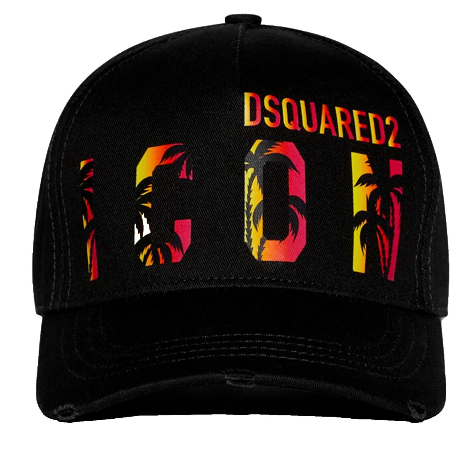 Dsquared2 Baseball Cap Basebalkappe Icon Sunset Logo Kappe Mütze Hat ...