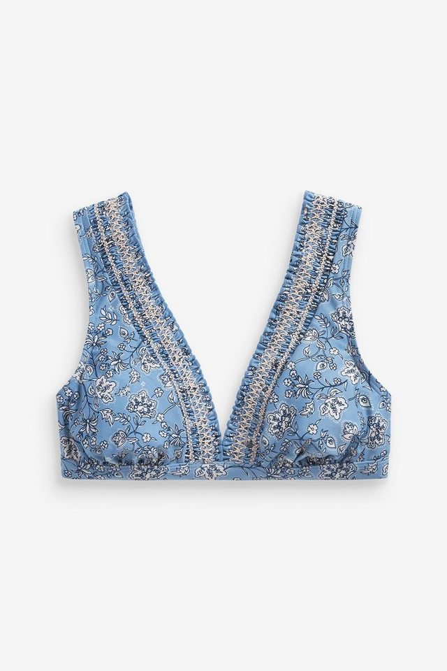 Next Triangel Bikini Top Geblümte Bademode Triangel Bikinioberteil 1 St