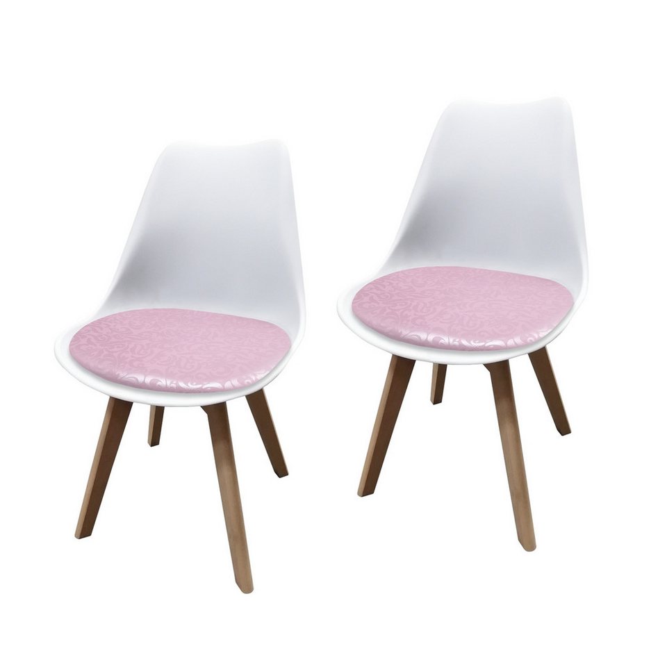 Hti Living Esszimmerstuhl Stuhl Atlanta Pu Muster 2er Set Set 2 St
