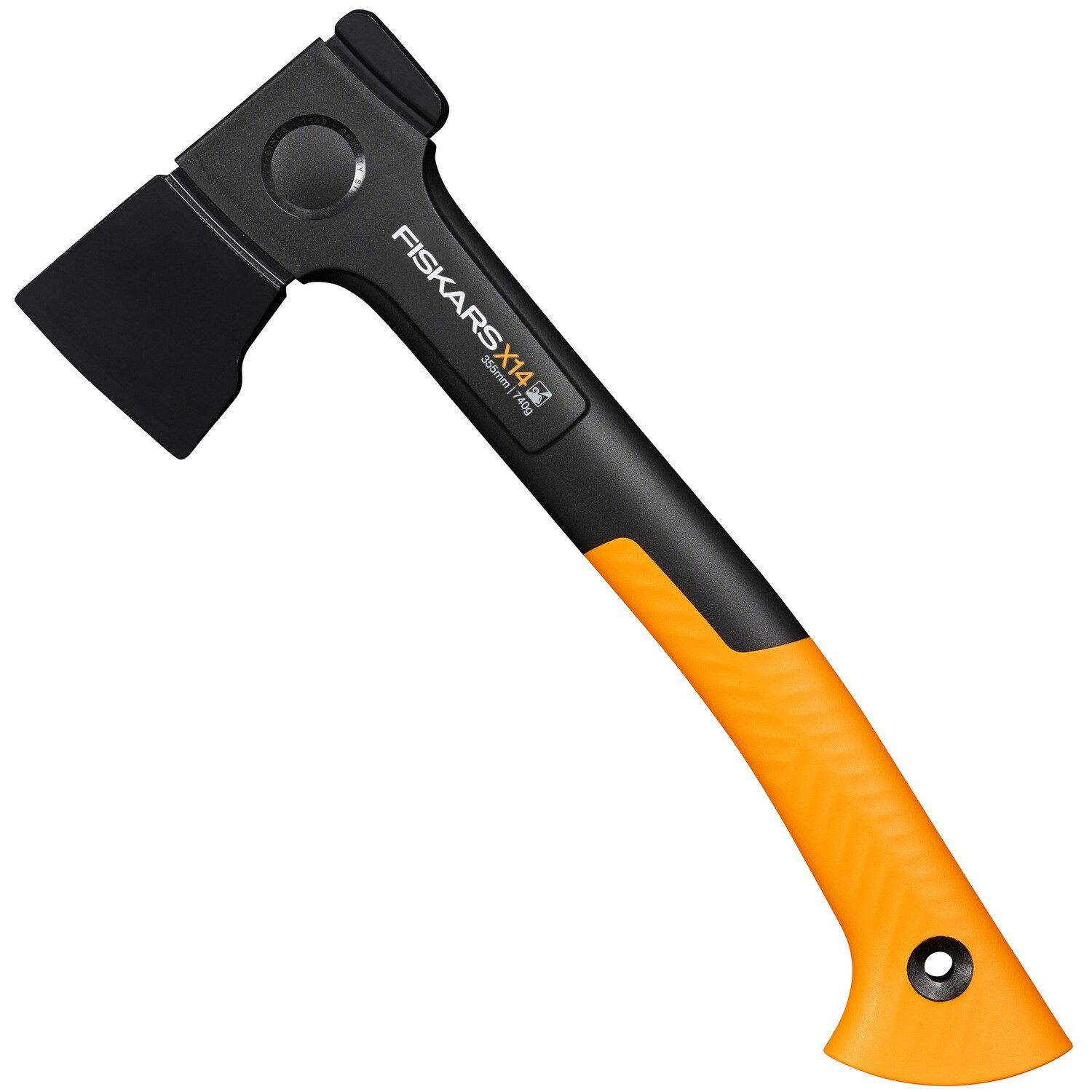 Fiskars Axt Universalaxt X14 XS, Ergonomisch geschwungenen Stiel
