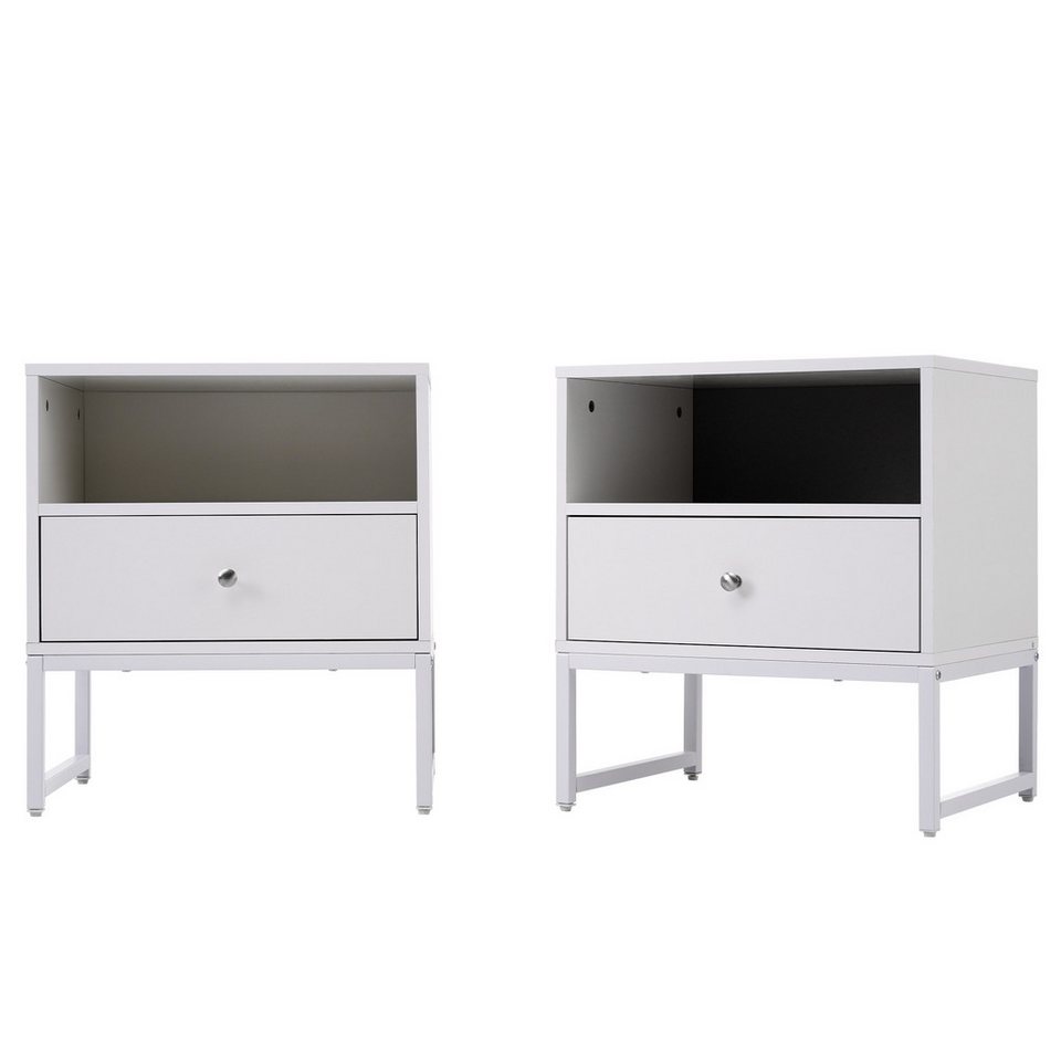 Okwish Nachttisch Kommode Mit Stauraum Beinen 1 St 50b40t54hcm